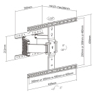 Ultra Slim Articulating TV Wall Mounts Supplier and Manufacturer- LUMI