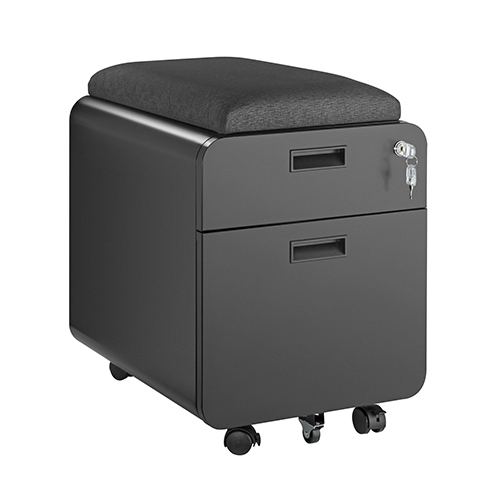 2-Drawer Locking Mobile File Cabinet with Cushion Supplier and ...