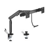 Flexy Spring-Assisted Dual Monitor Arm with USB-A/USB-C Ports Supplier ...