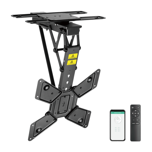 Smart Swivelling Flip Down TV Ceiling Mount for Wood Ceiling Joints ...