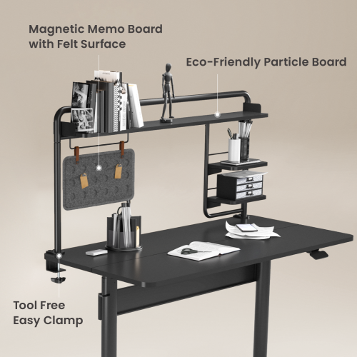 Clamp-On Desktop Shelf (for 1400mm Desktops) Supplier and Manufacturer ...