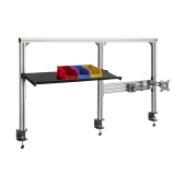 Desk Rail System for 1500mm Worksurface Supplier and Manufacturer- LUMI
