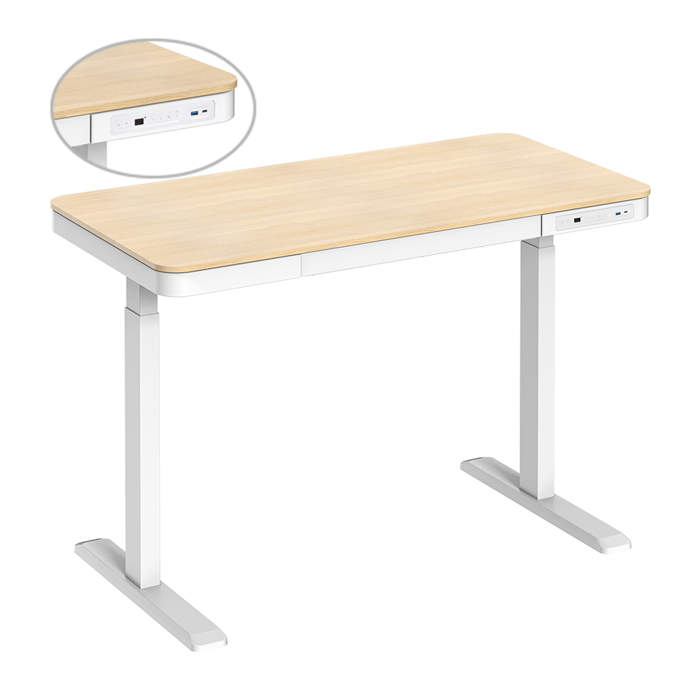 Single Motor Sit-Stand Desk with Drawer & Memory Control Supplier and ...