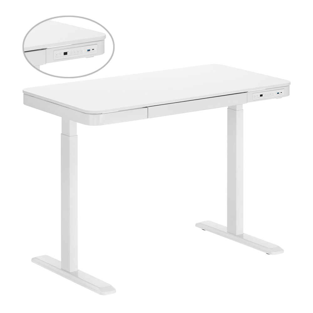 Single Motor Sit-Stand Desk with Drawer & Memory Control Supplier and ...