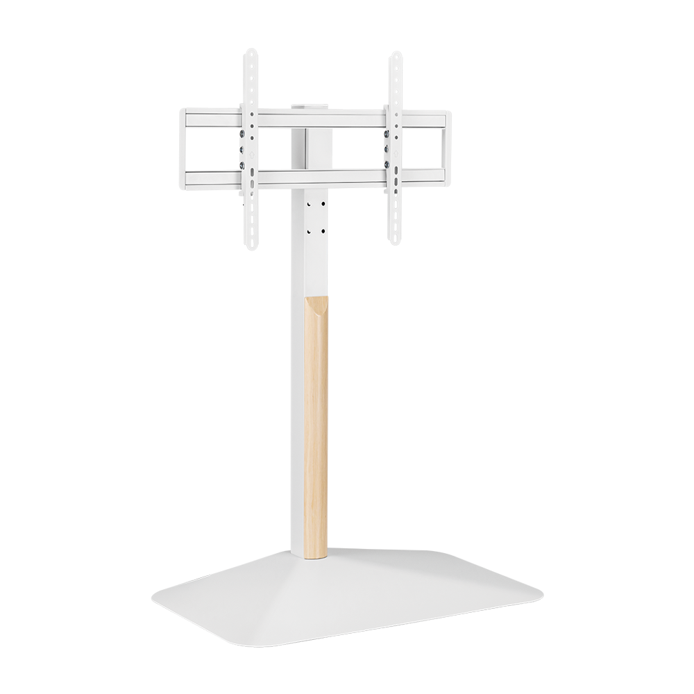 Single-Column Supersized Sturdy Base TV Floor Stand with 3-Level Height ...