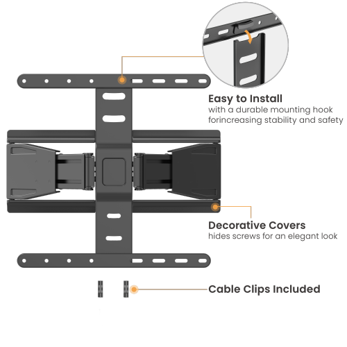Ultra-Slim Full-Motion TV Wall Mount Supplier and Manufacturer- LUMI