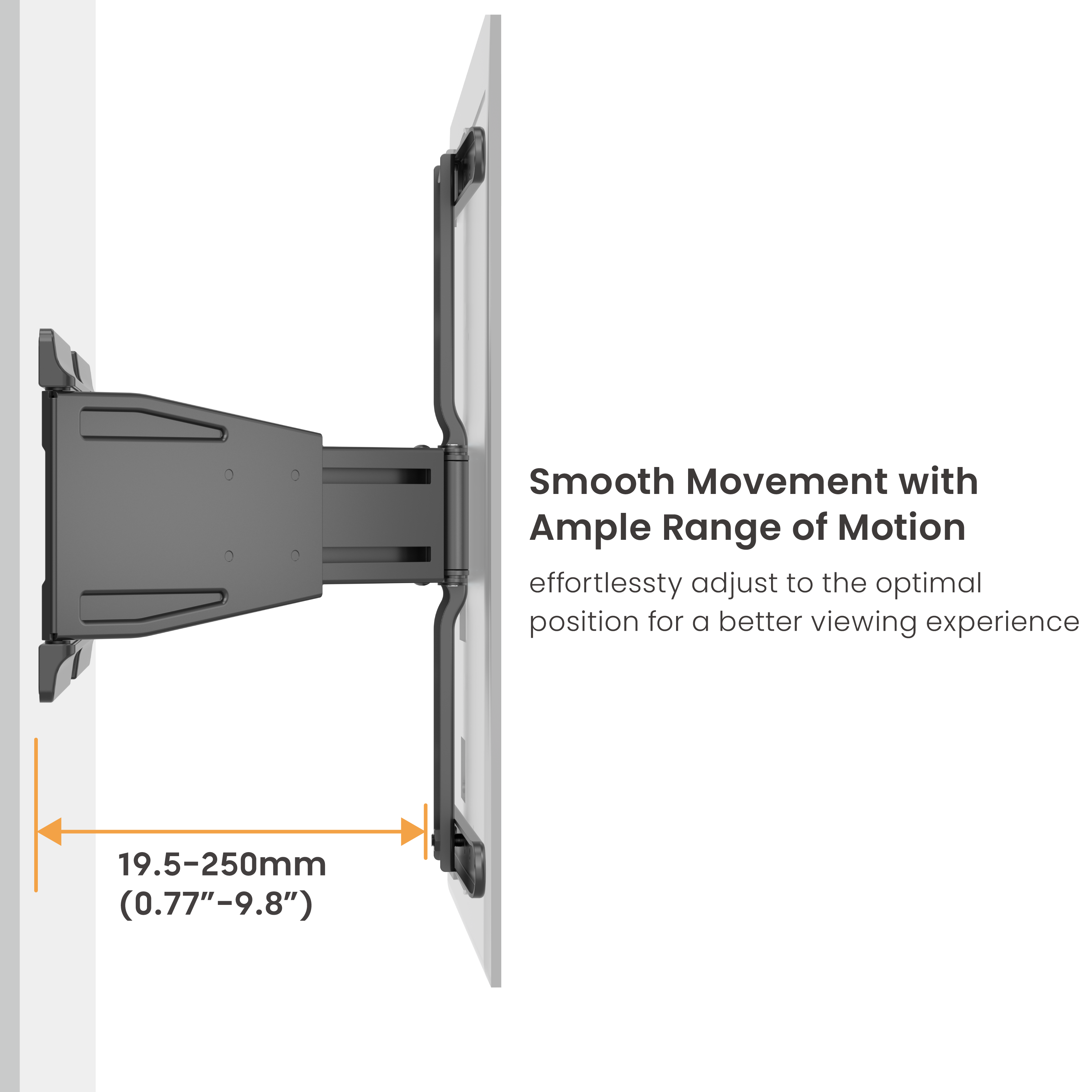 Ultra-Slim Full-Motion TV Wall Mount Supplier and Manufacturer- LUMI