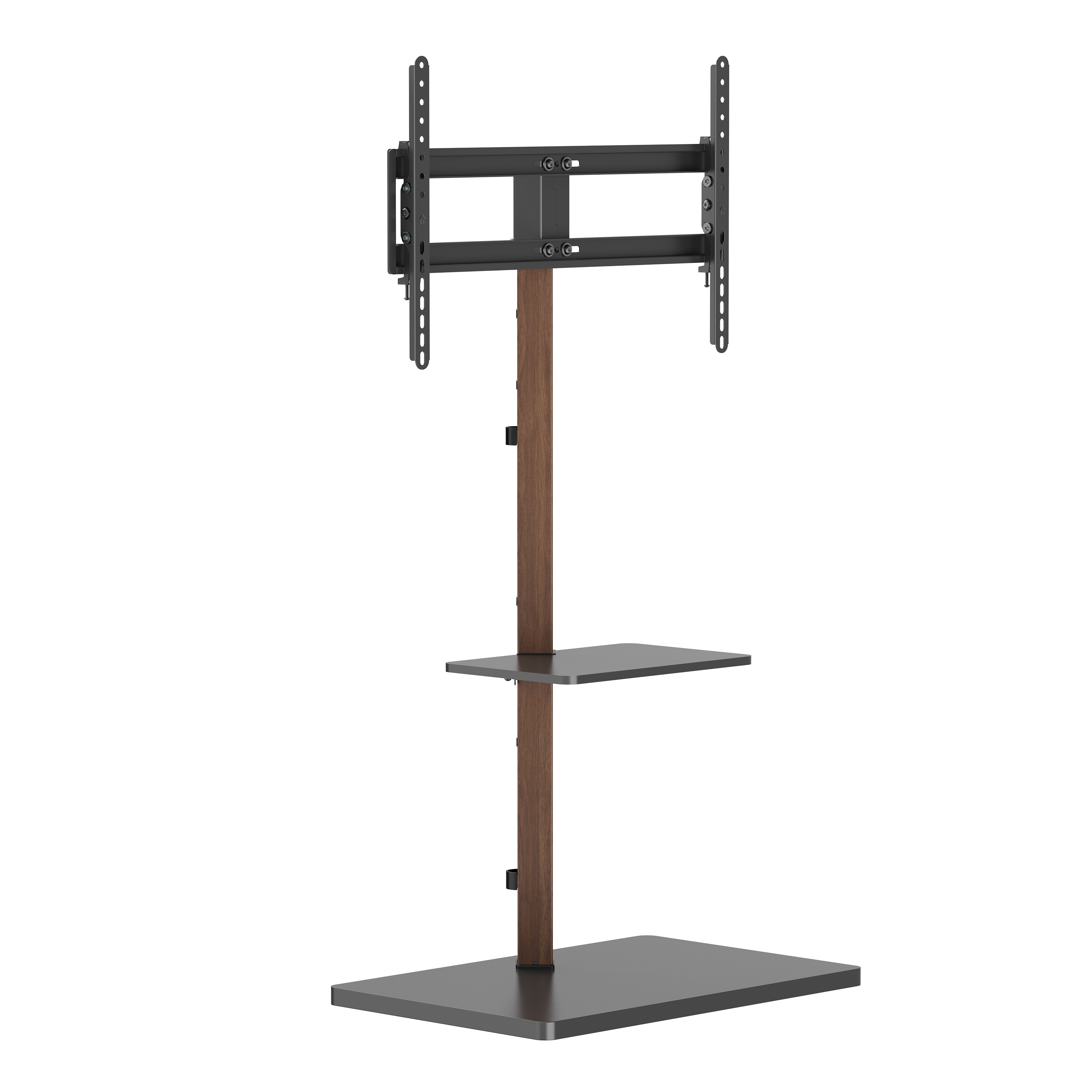 Prism Minimalism TV Floor Stand with Media Shelf Supplier and ...