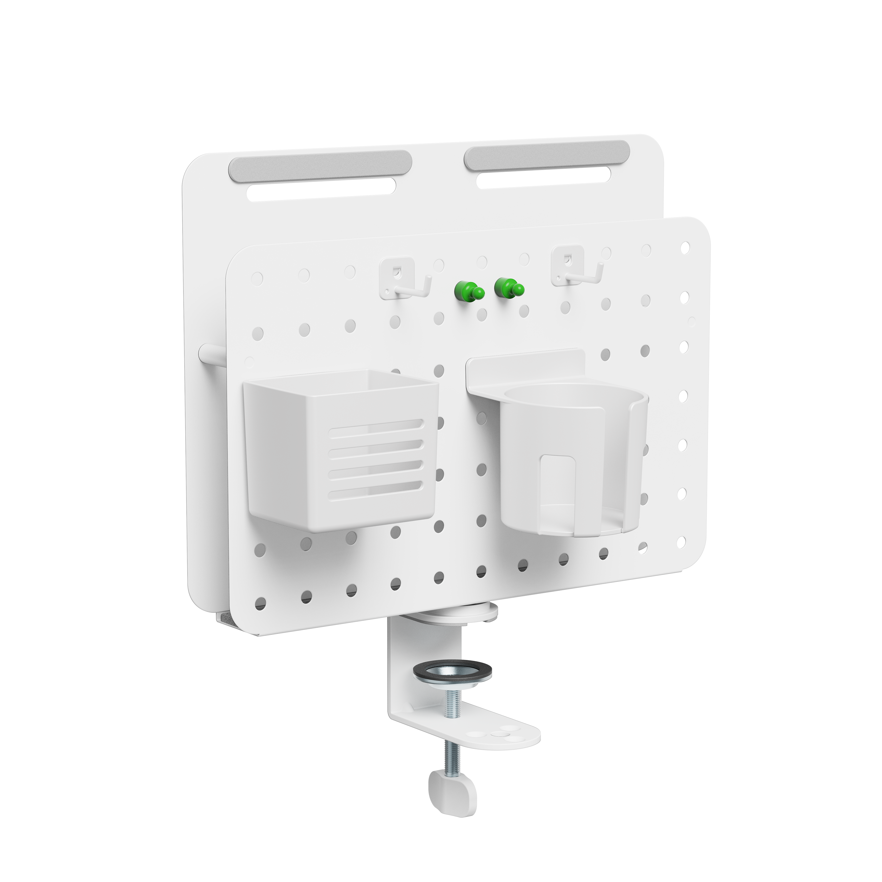 Desk-Mounted Rotating Pegboard with Vertical Organizer Supplier and ...