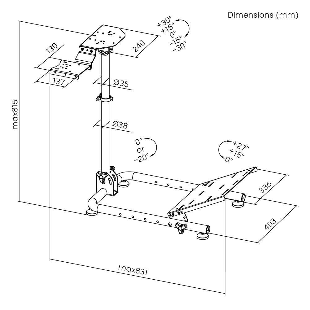 Folding Racing Simulator Wheel Stand with Gear Shifter Supplier and ...