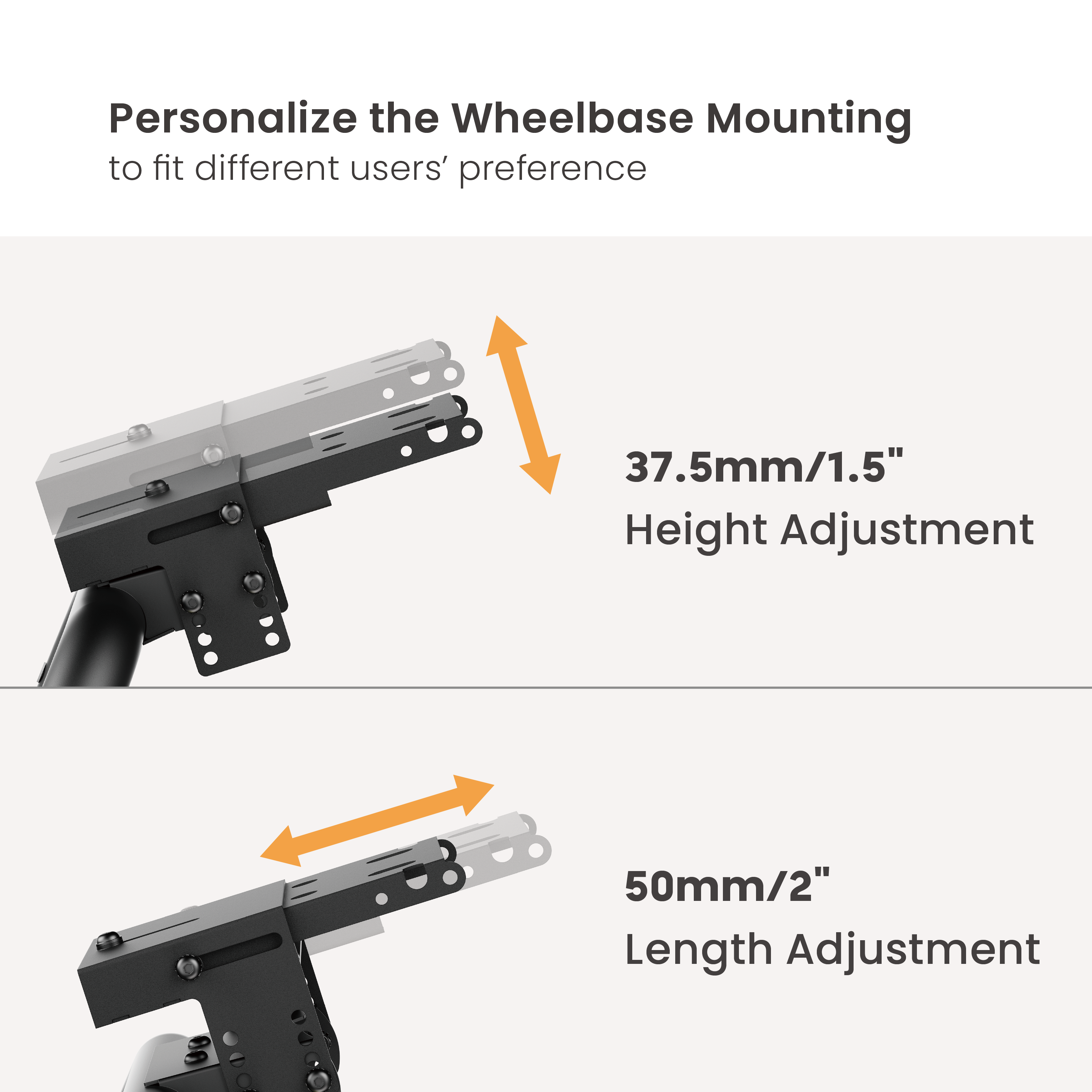 Adjustable Wheelbase Mount Adapter Supplier and Manufacturer- LUMI