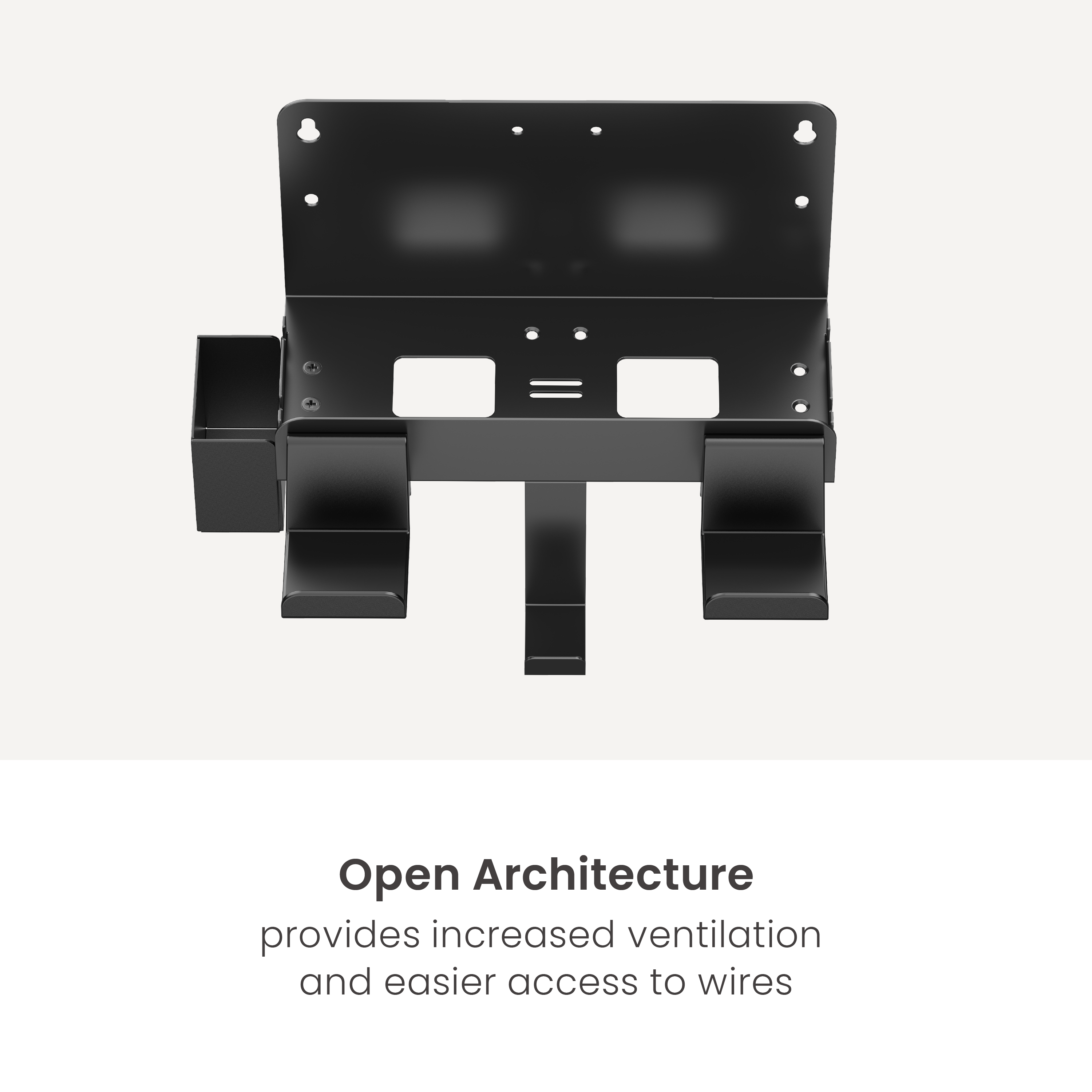 Wall-Mounted Media Player Mount with Gaming Accessory Holders Supplier ...