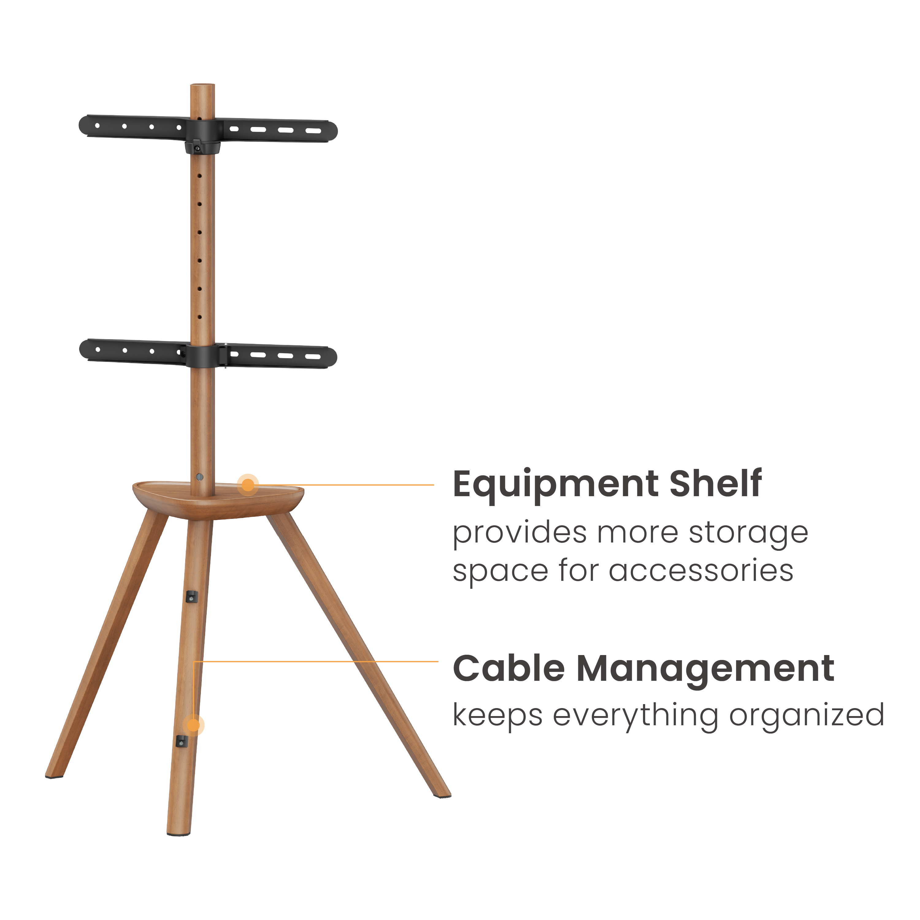 Solid Wood TV Floor Stand Supplier and Manufacturer- LUMI