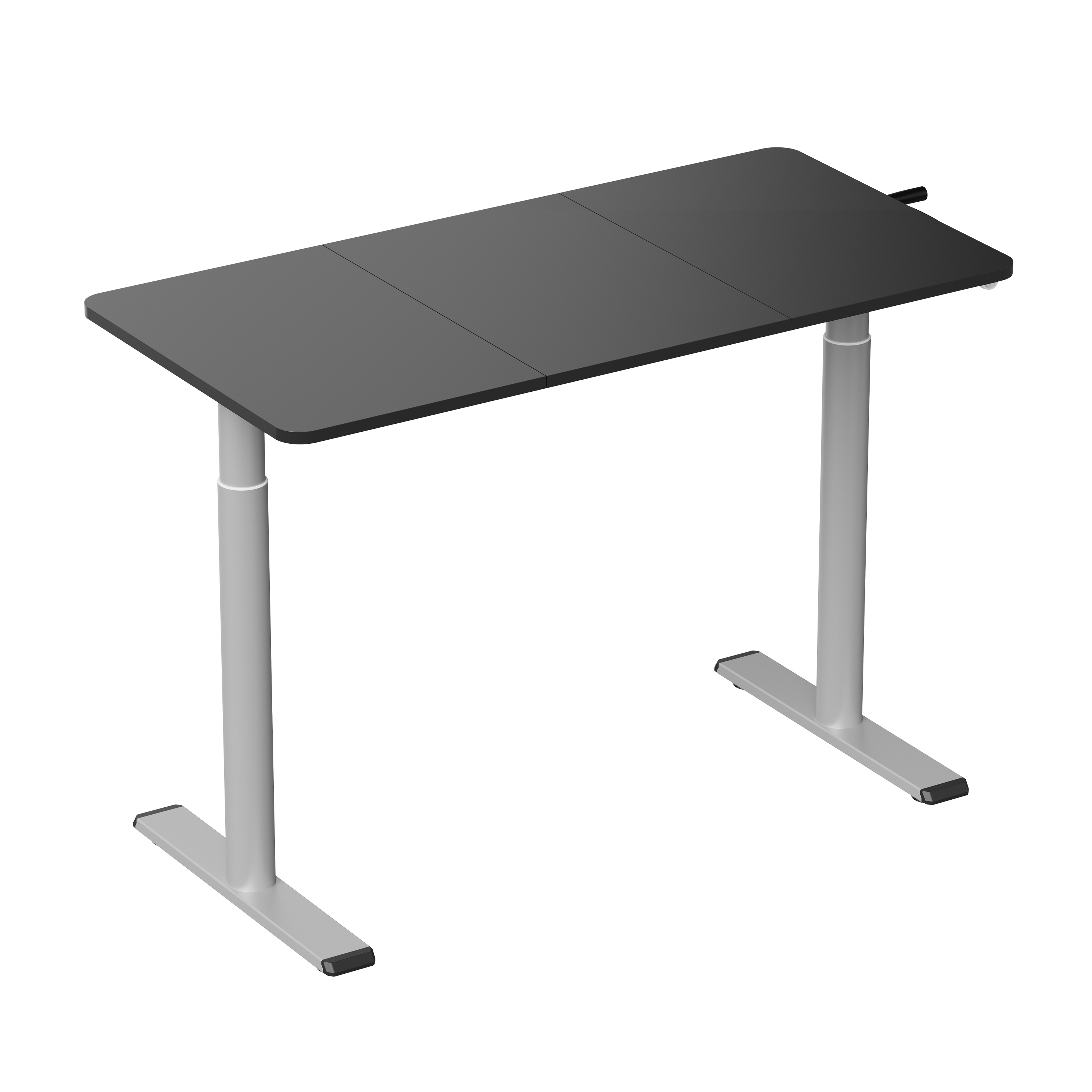 Round Columns Manual Height-Adjustable Desk Supplier and Manufacturer- LUMI