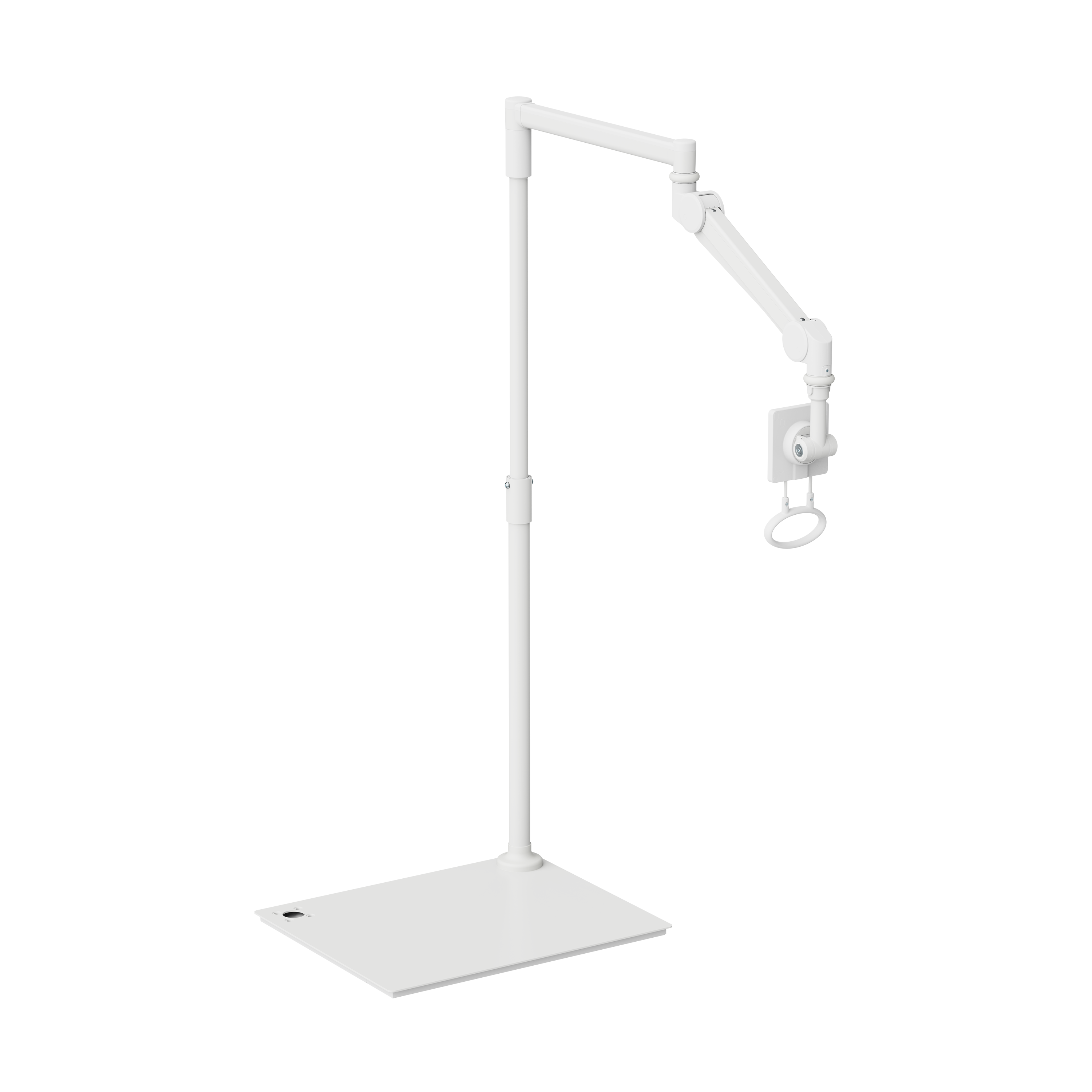 Height Adjustable Large Base Medical Monitor Floor Stand Supplier and ...