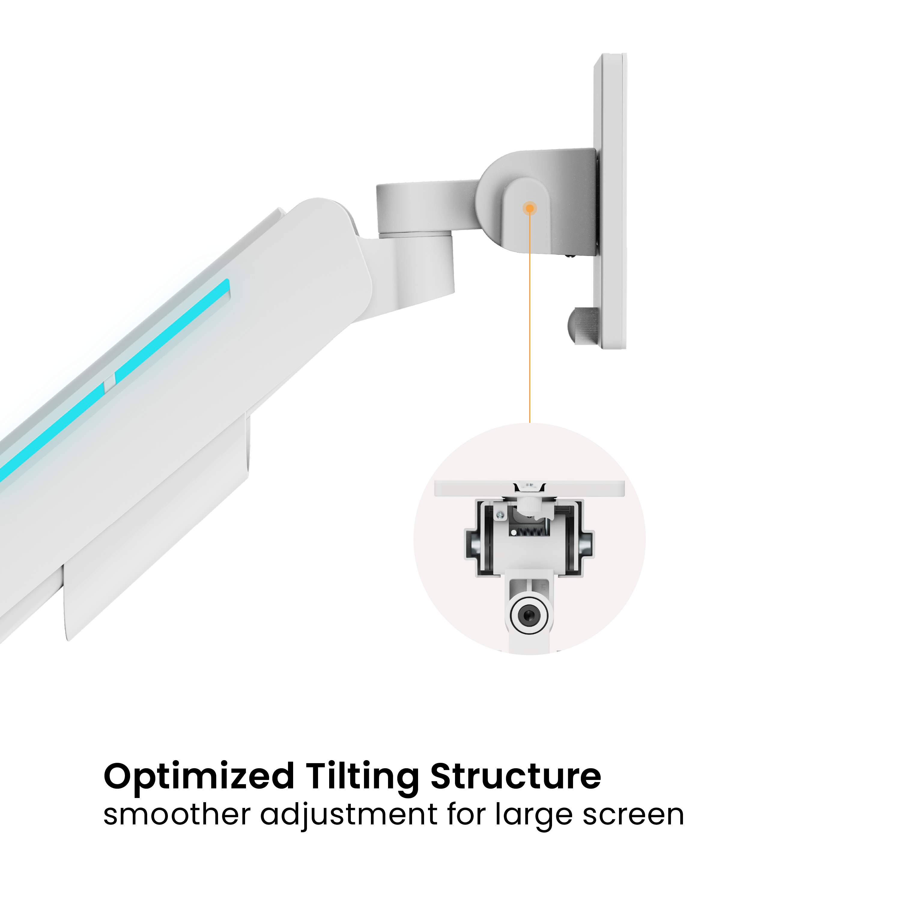 Heavy-Duty RGB Gaming Monitor Arm For Dual Monitors Supplier and ...