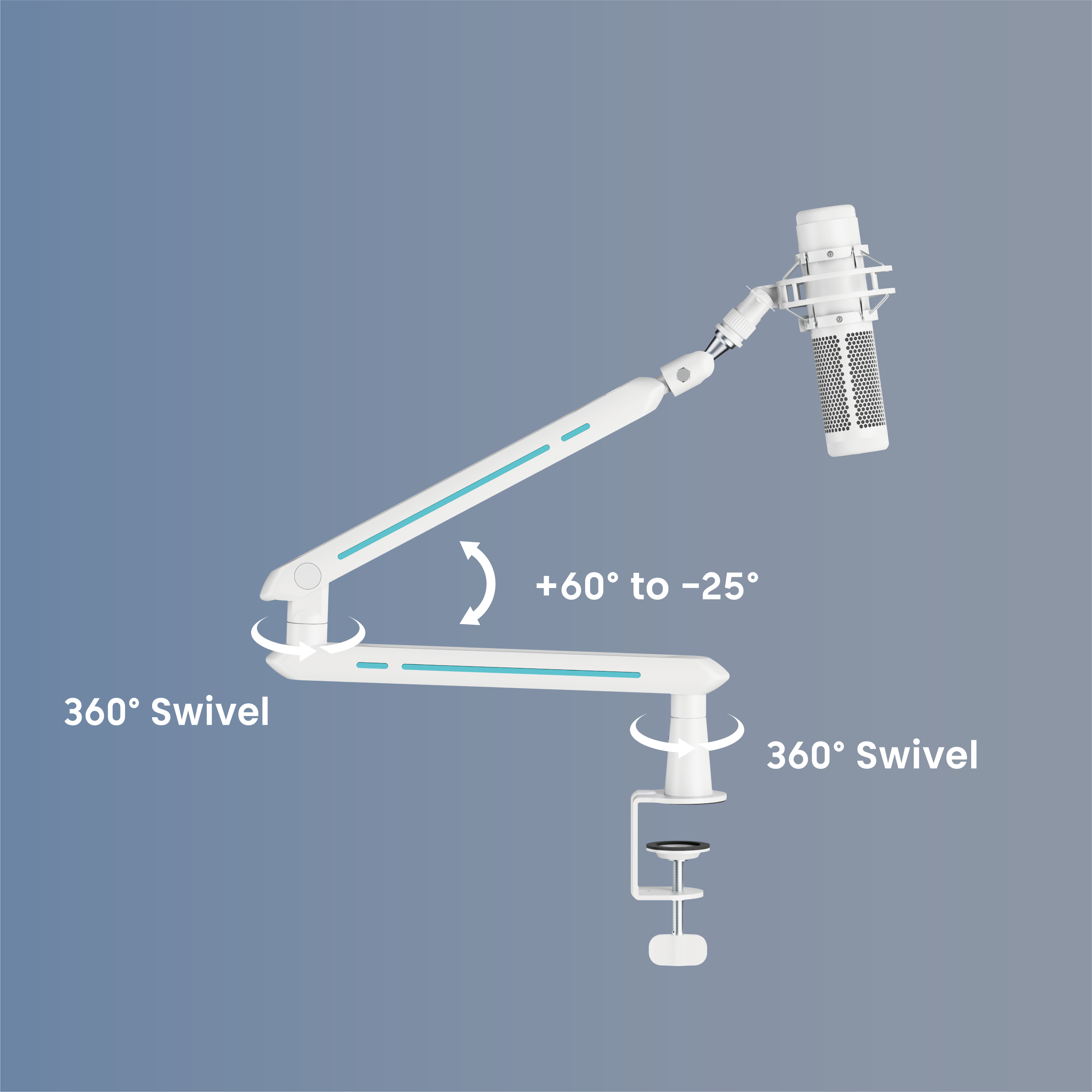 Dynamic Microphone Boom Arm Supplier and Manufacturer- LUMI