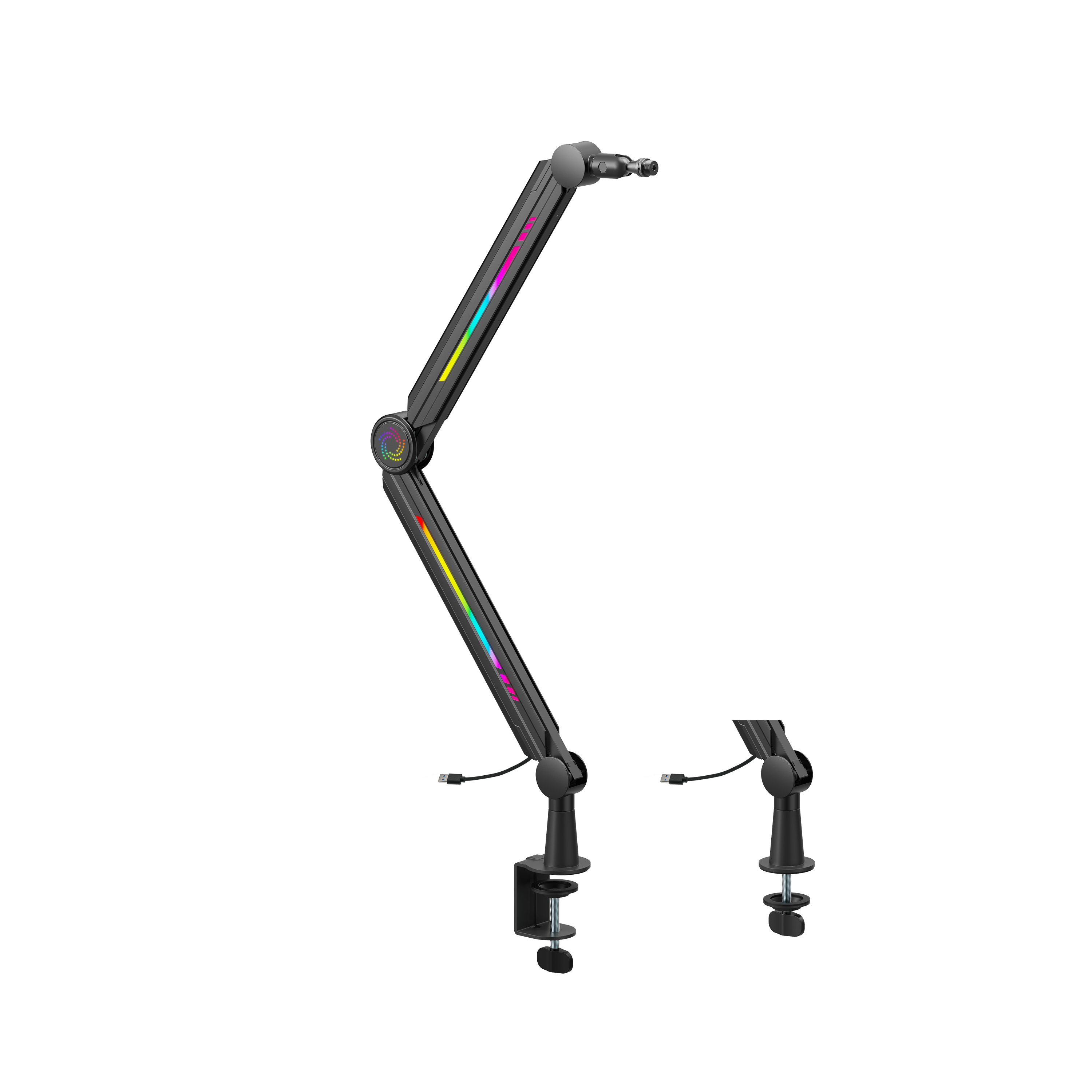 Aura RGB Microphone Boom Arm Supplier and Manufacturer- LUMI