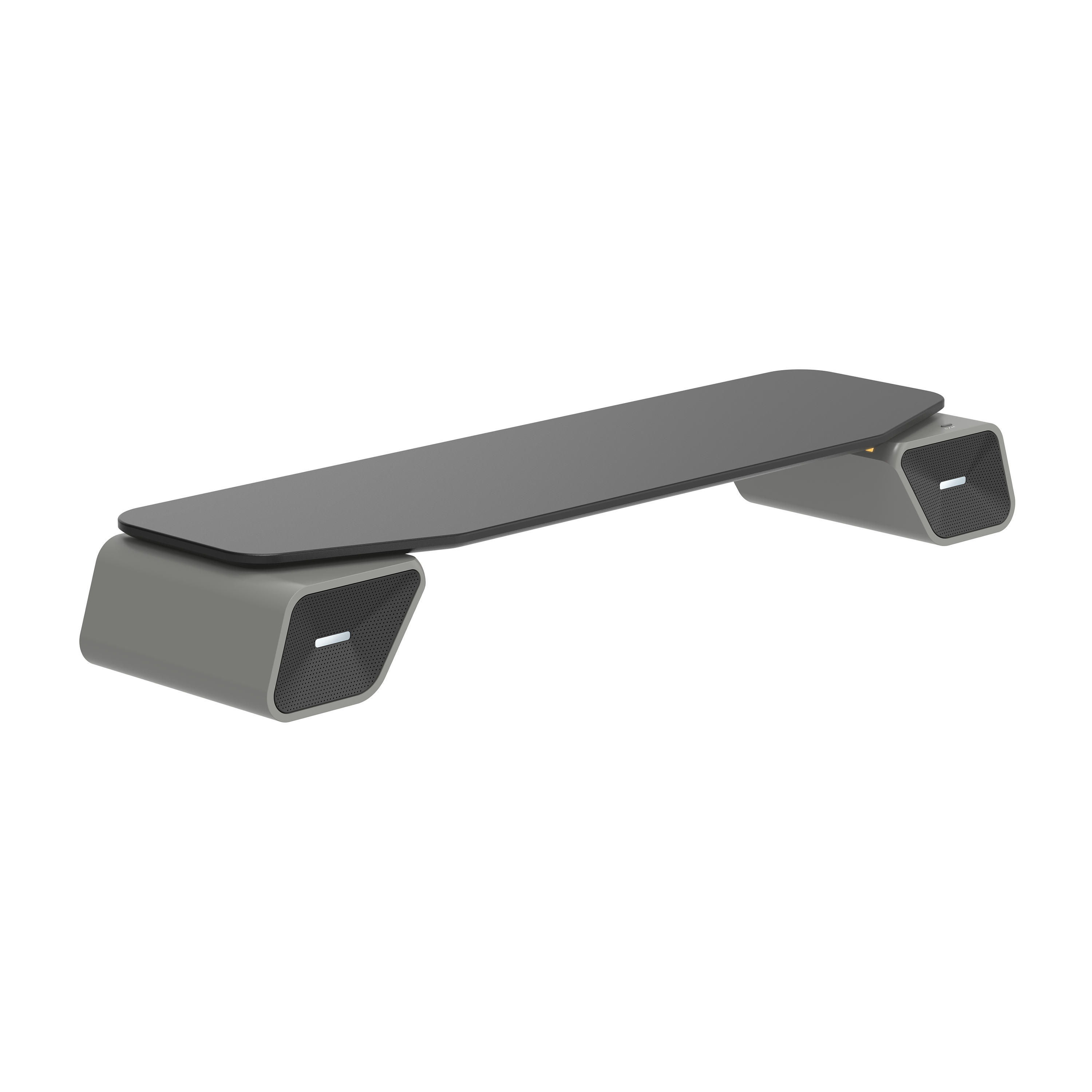 Large Monitor Riser with Built-in Bluetooth Speakers and RGB Lighting ...