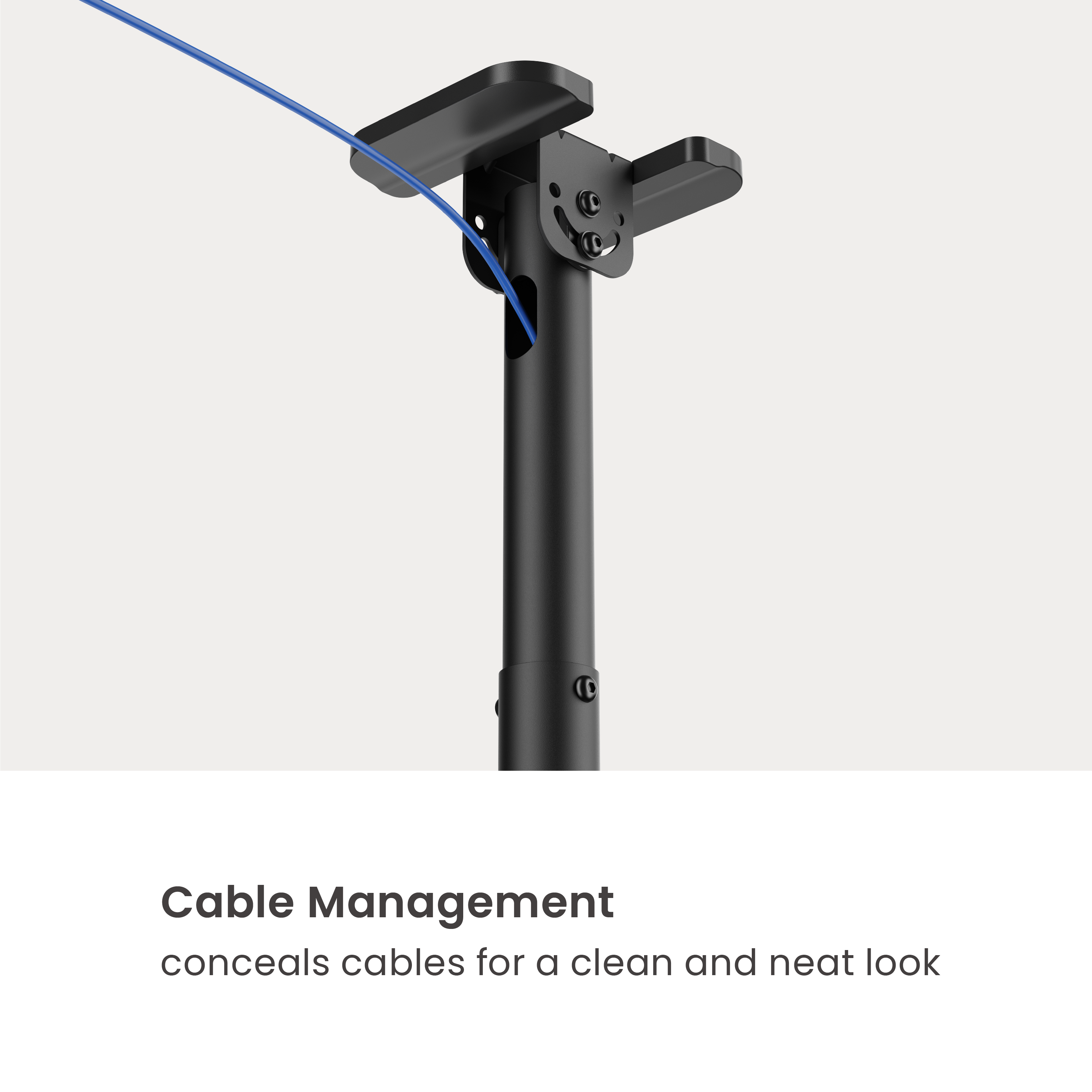 Back-to-Back Dual Screen Heavy-Duty TV Ceiling Mount (Long) Supplier ...