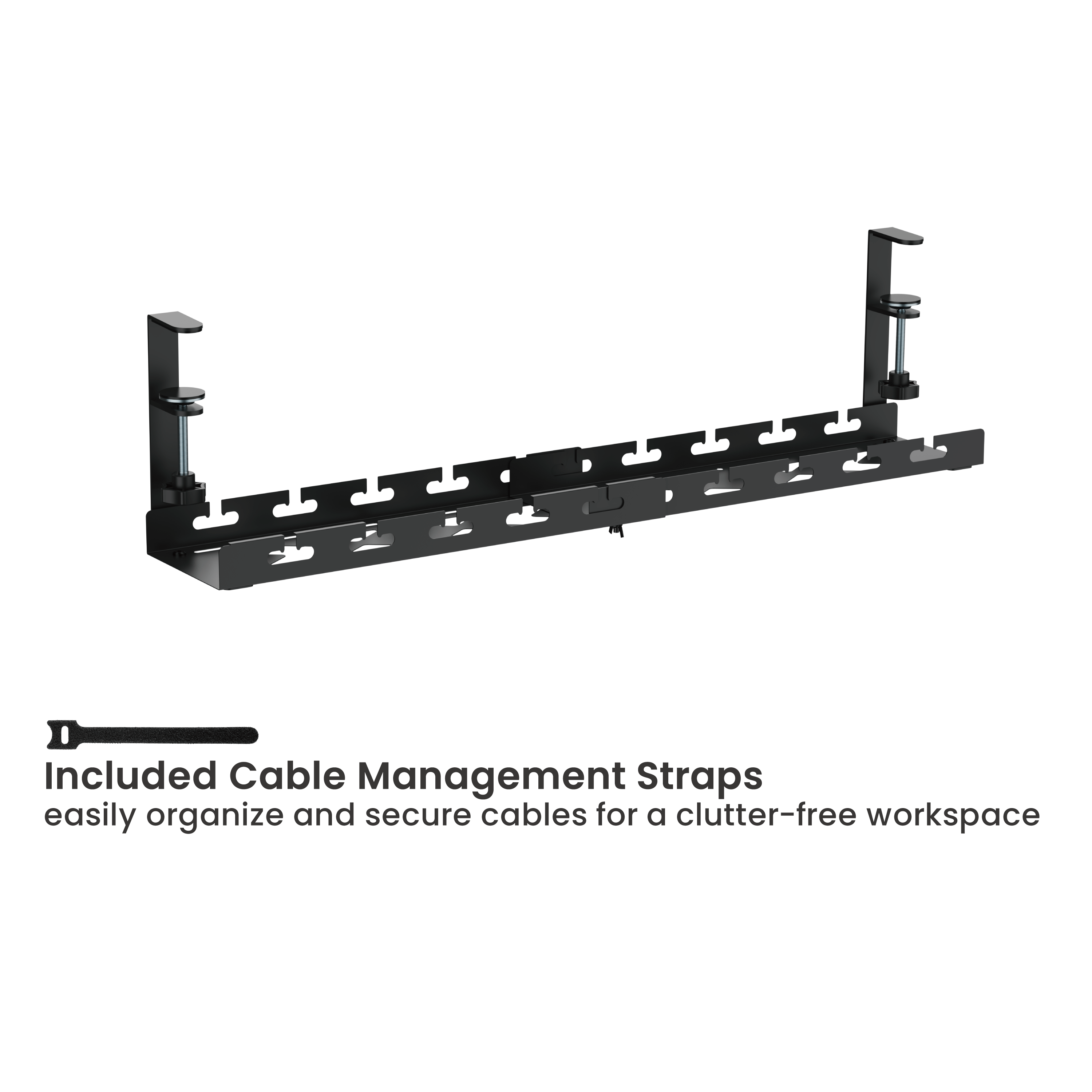 Extendable Clamp-On Under-Desk Cable Management Tray Supplier and ...