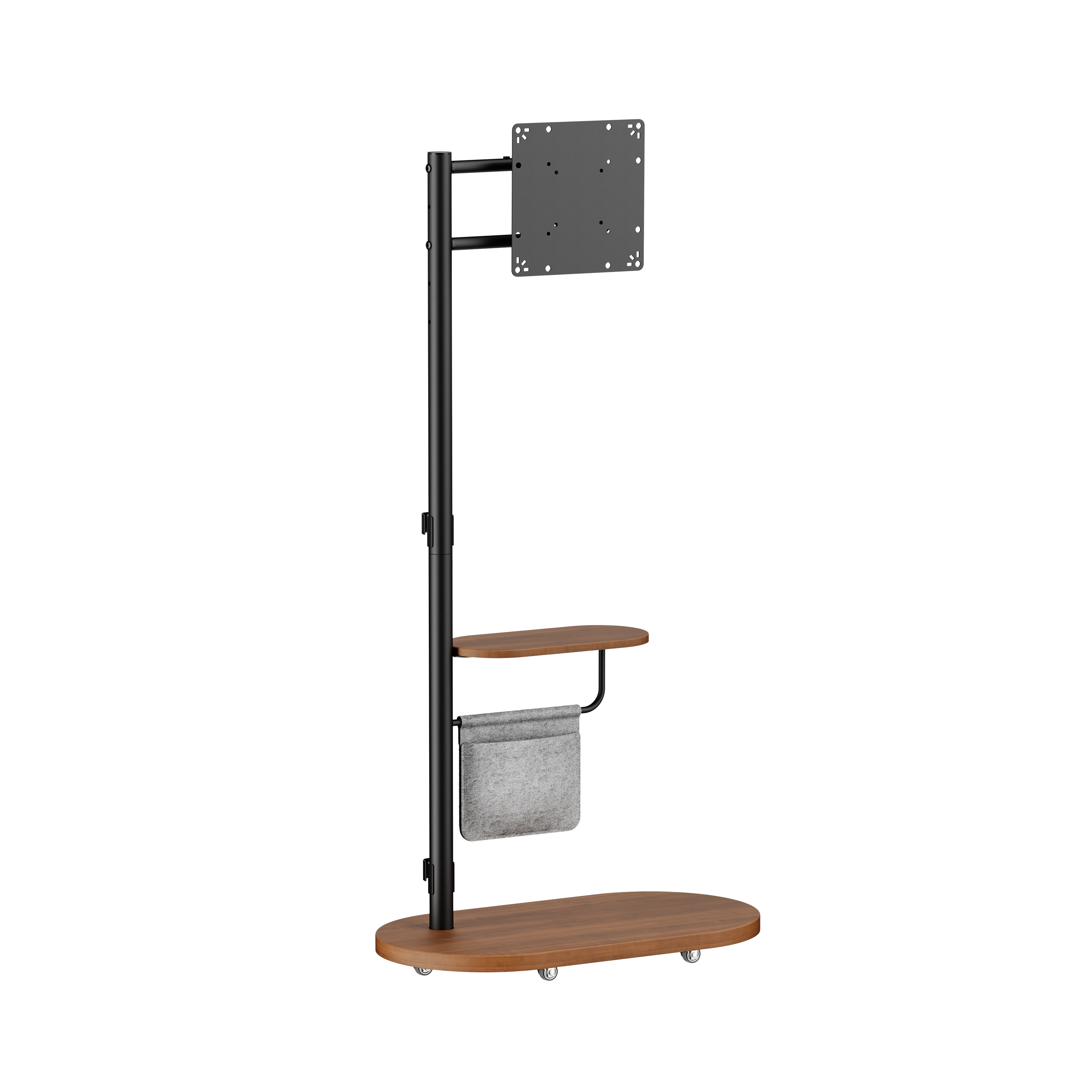 Mobile Display Floor Stand with Cable Clips Supplier and Manufacturer- LUMI