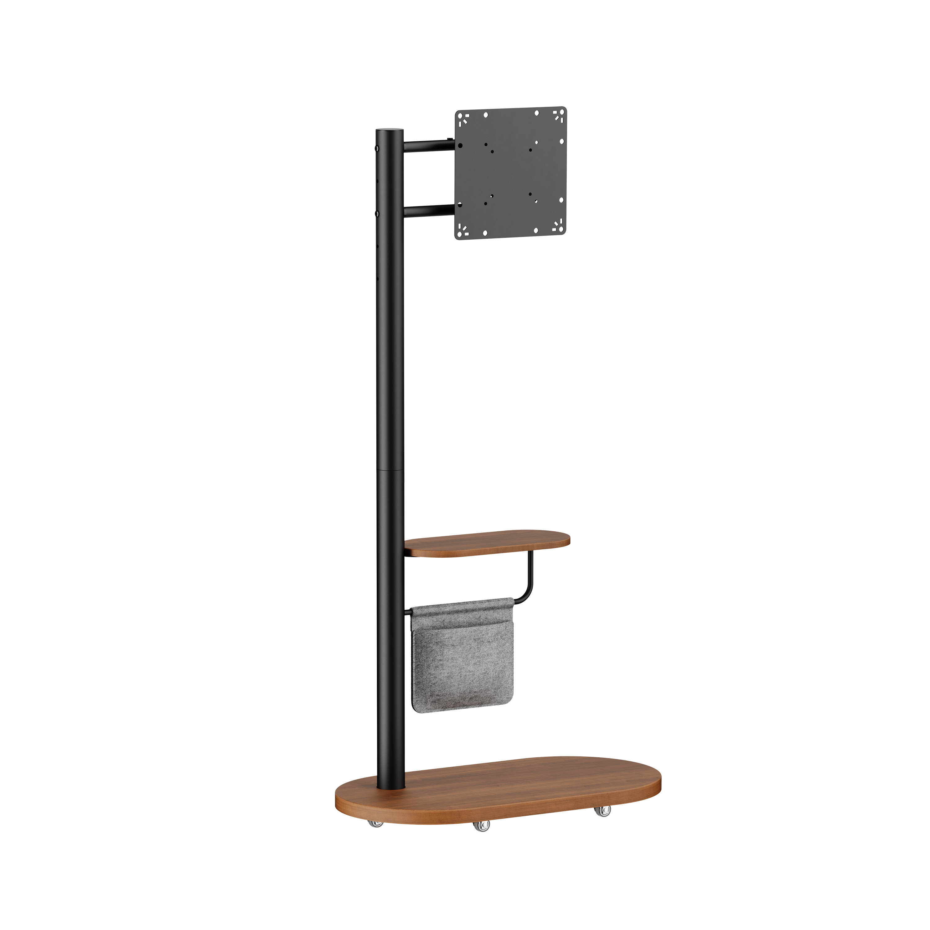 Mobile Display Floor Stand with Integrated Cable Management Supplier ...