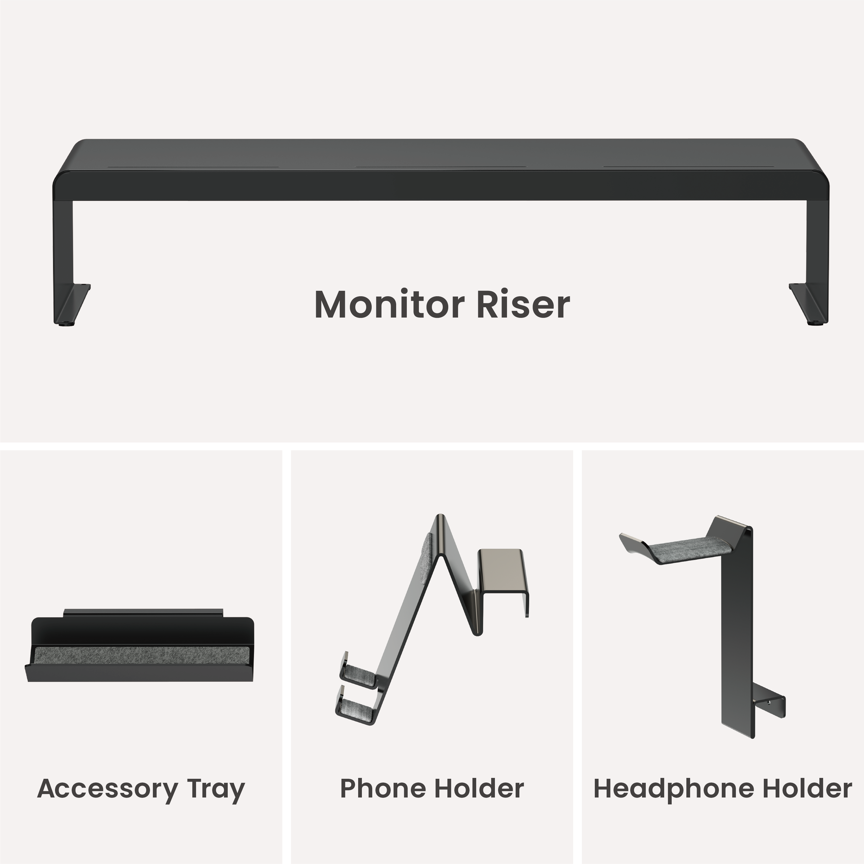 Steel Monitor Risers with Storage Tray & Holders Supplier and ...