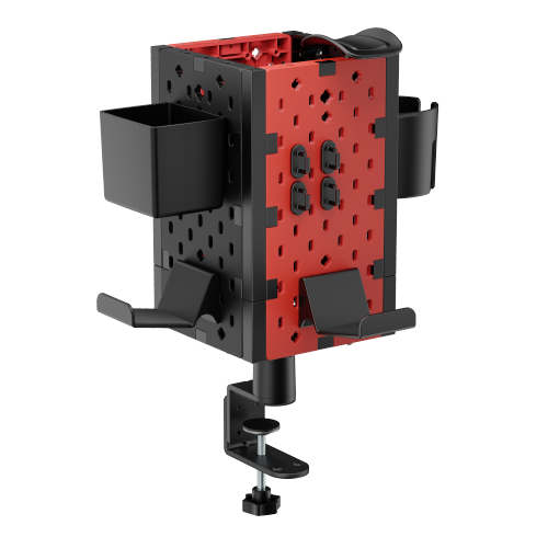 4-Piece Desk Mounted Rotating Pegboard Supplier and Manufacturer- LUMI