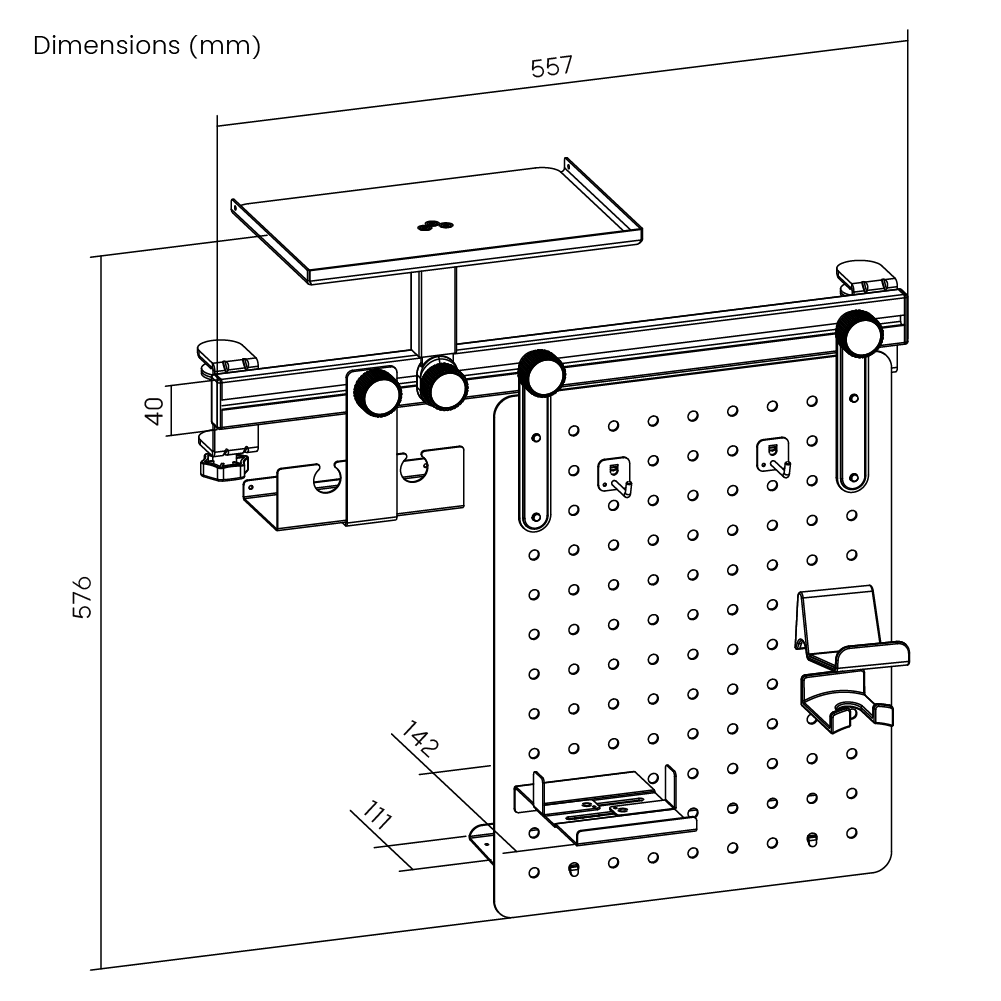 Deskmatics Gaming Rail Storage System Supplier and Manufacturer- LUMI