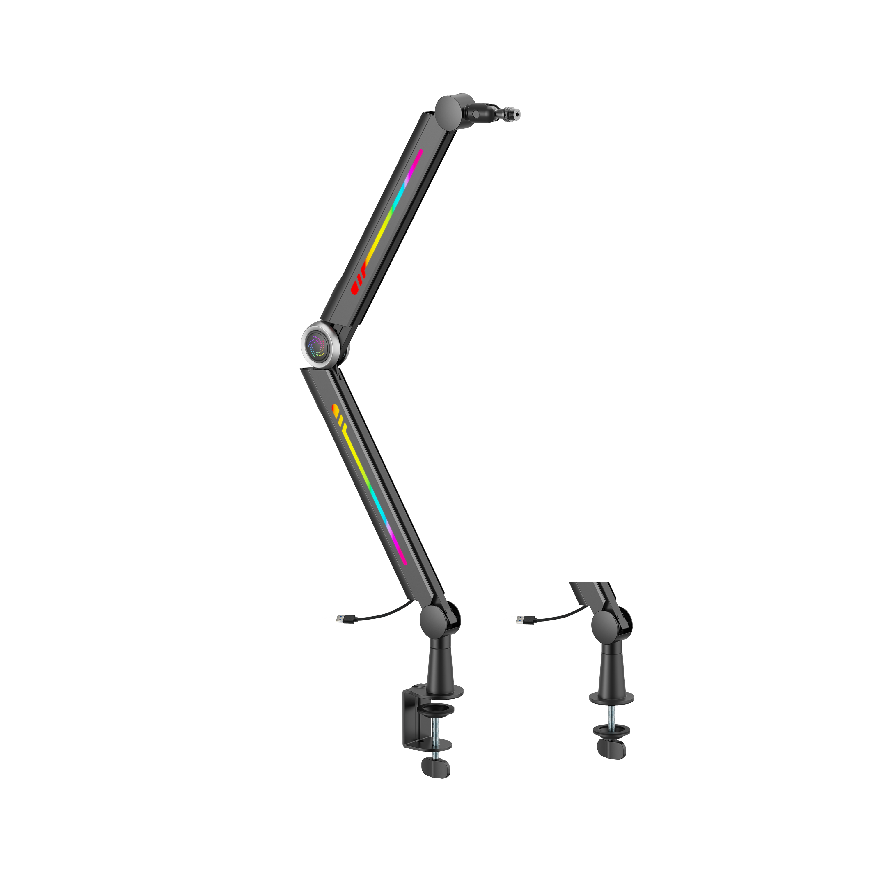 Aura RGB Microphone Boom Arm Supplier and Manufacturer- LUMI