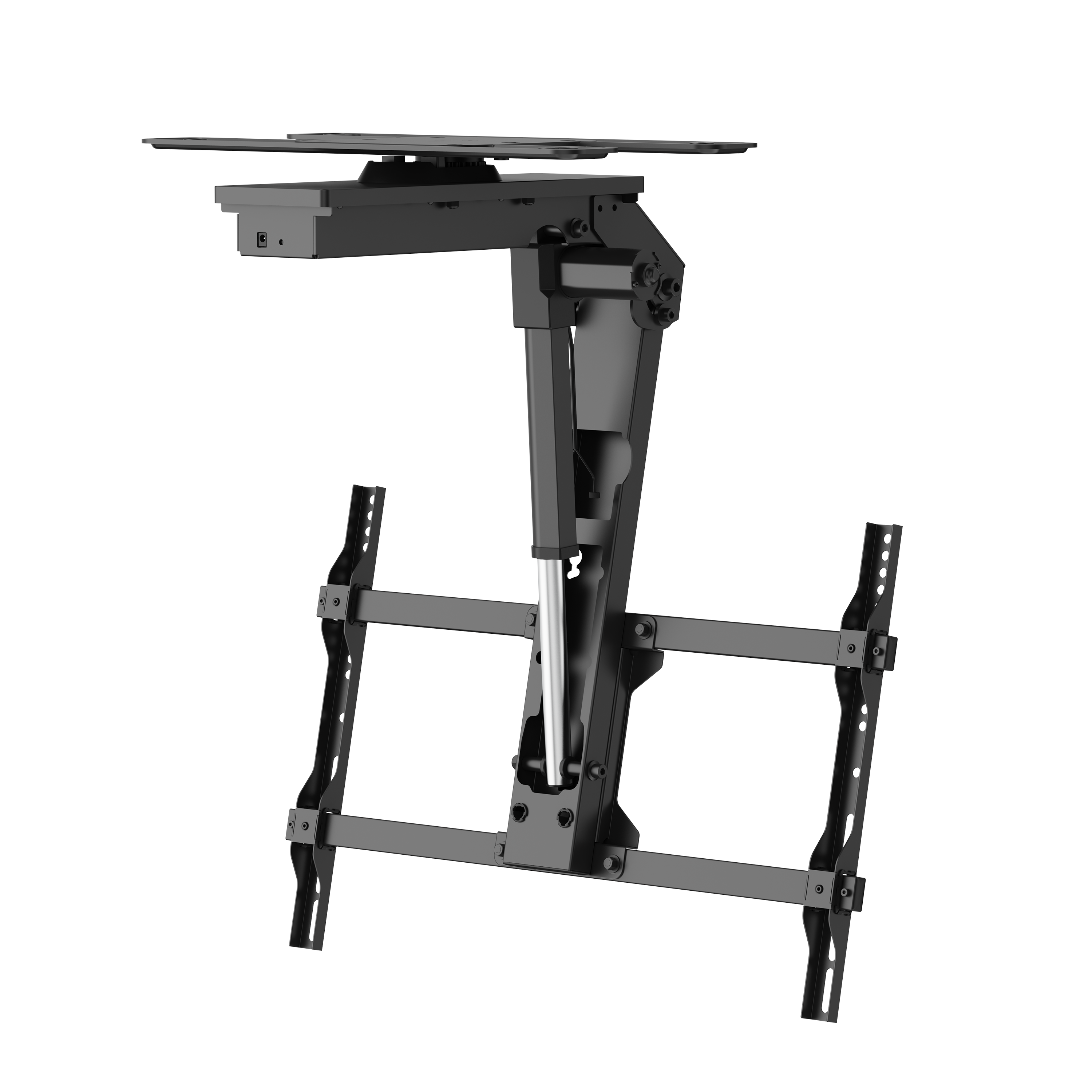 Smart Electric TV Ceiling Mount with Swivel Design & Double Stud ...