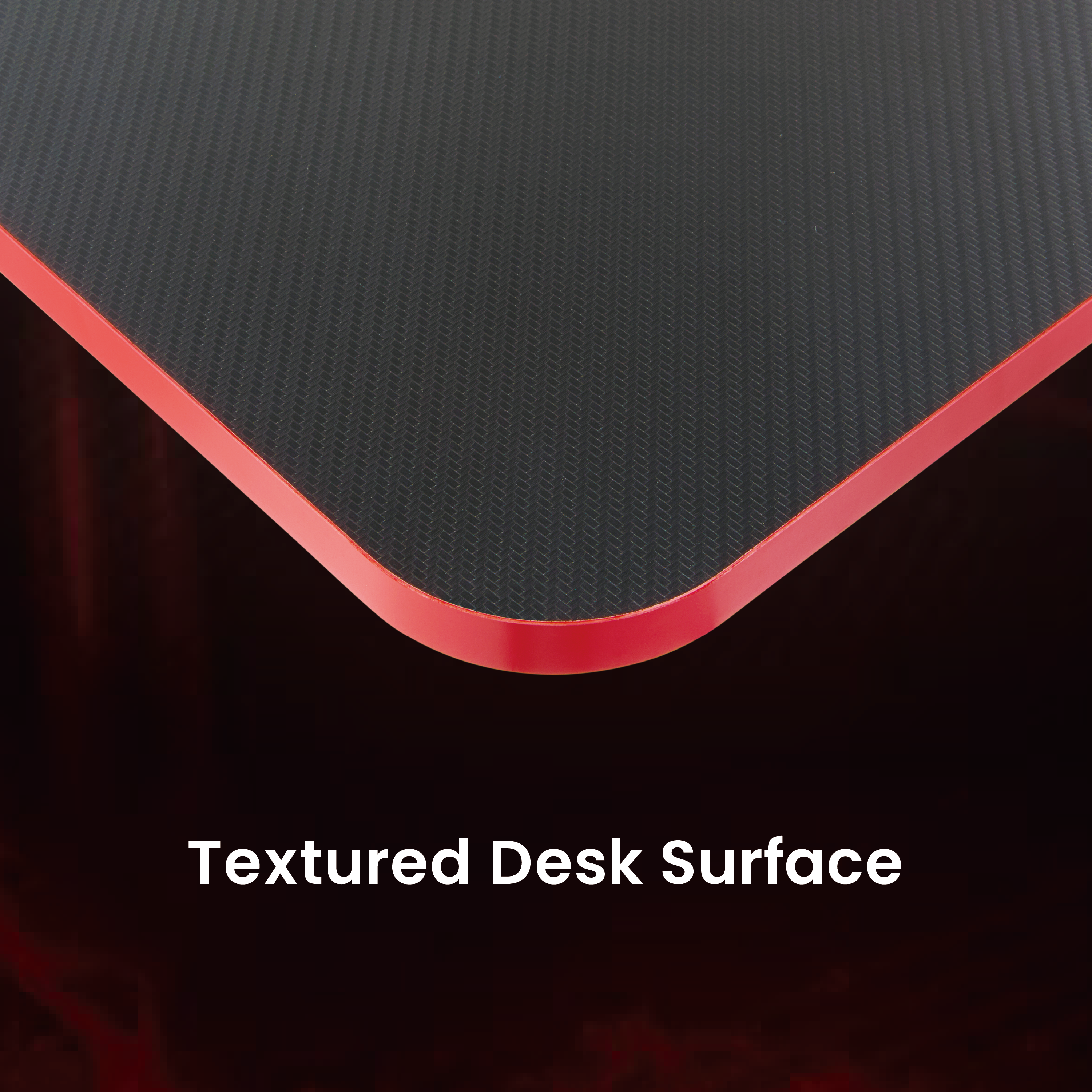 Rectangle Gaming Desk with Monitor Riser and Accessories Holders ...