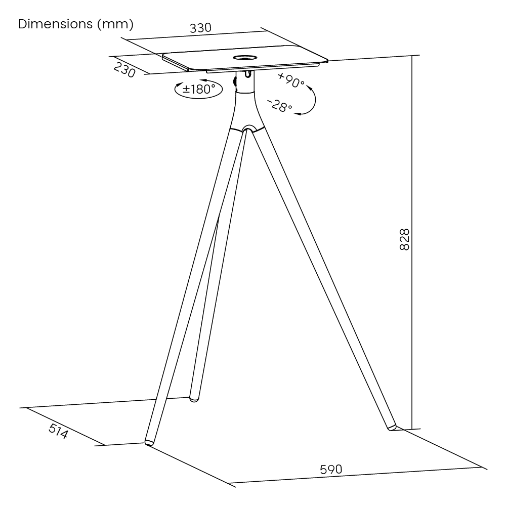 Easel Studio Projector Stand Supplier and Manufacturer- LUMI