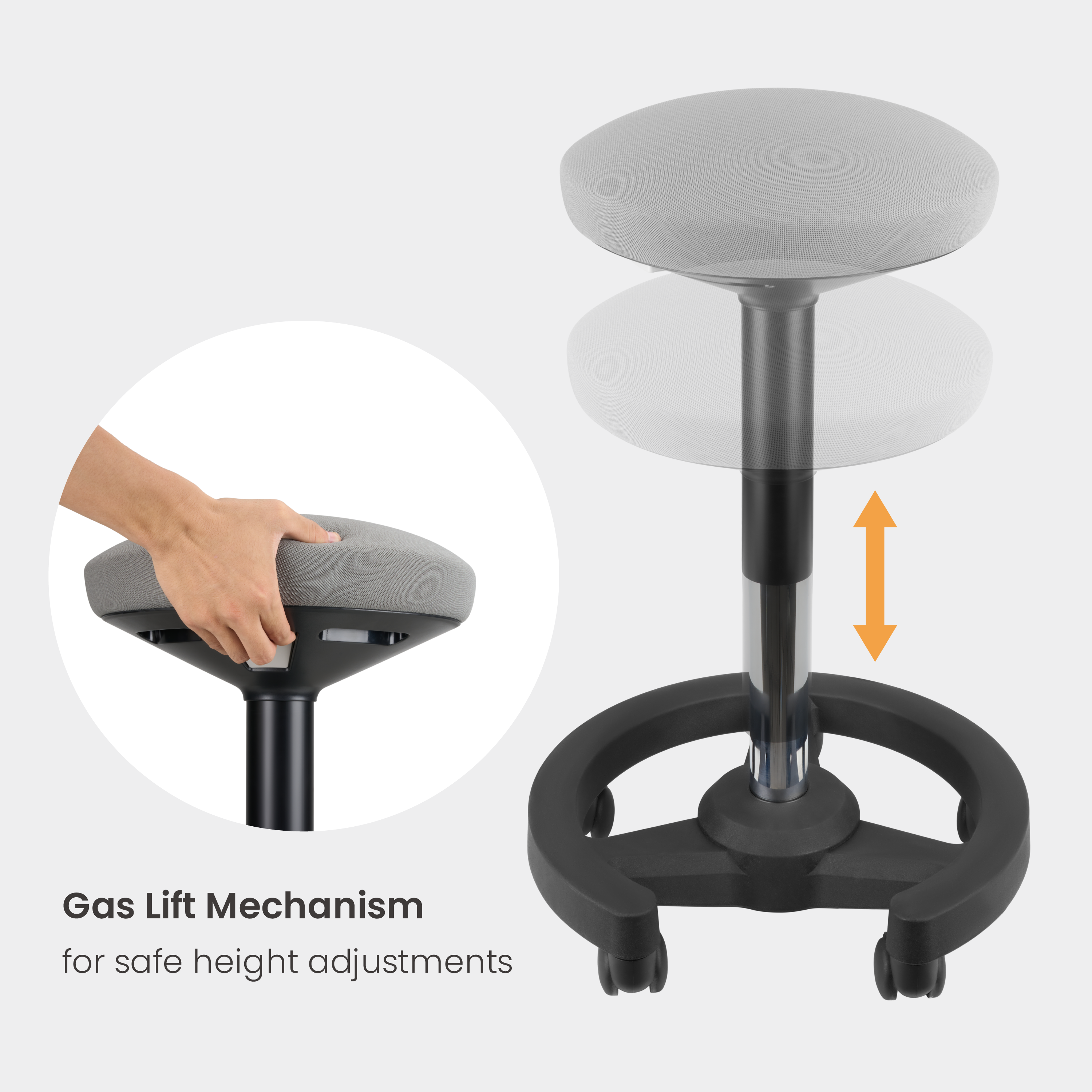 Ergonomic Mobile Stool Supplier and Manufacturer- LUMI