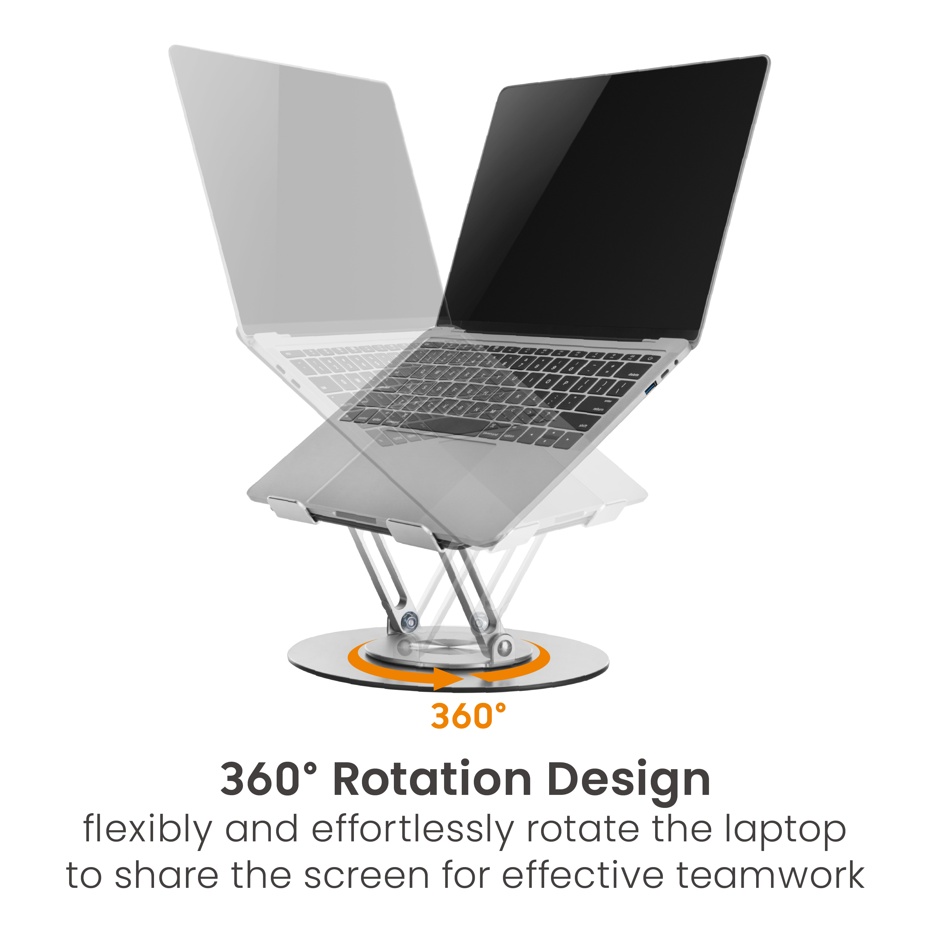 360° Rotating Foldable Laptop Riser Supplier and Manufacturer- LUMI