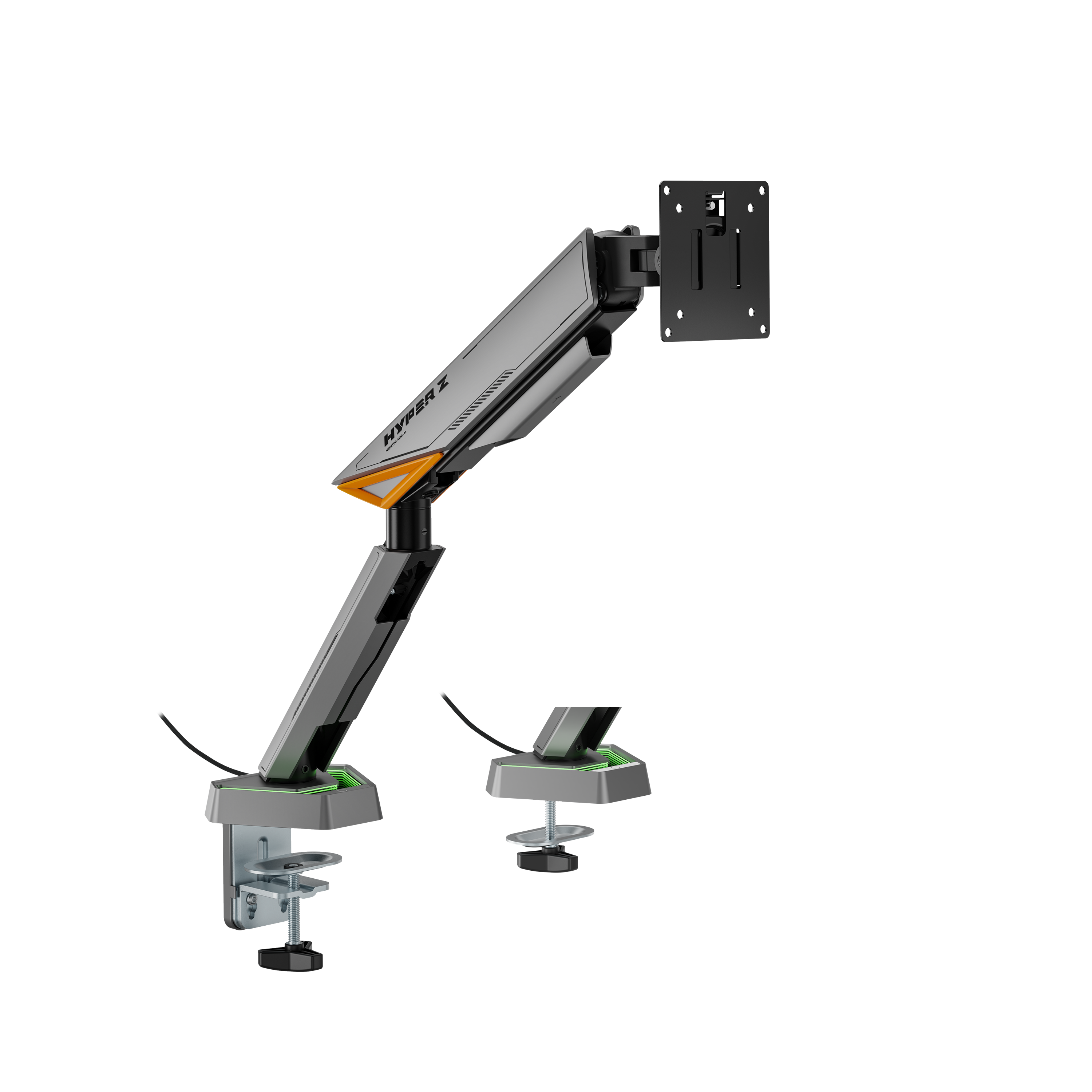 Mecha Mechanical Spring RGB Lighting Monitor Arm Supplier and ...