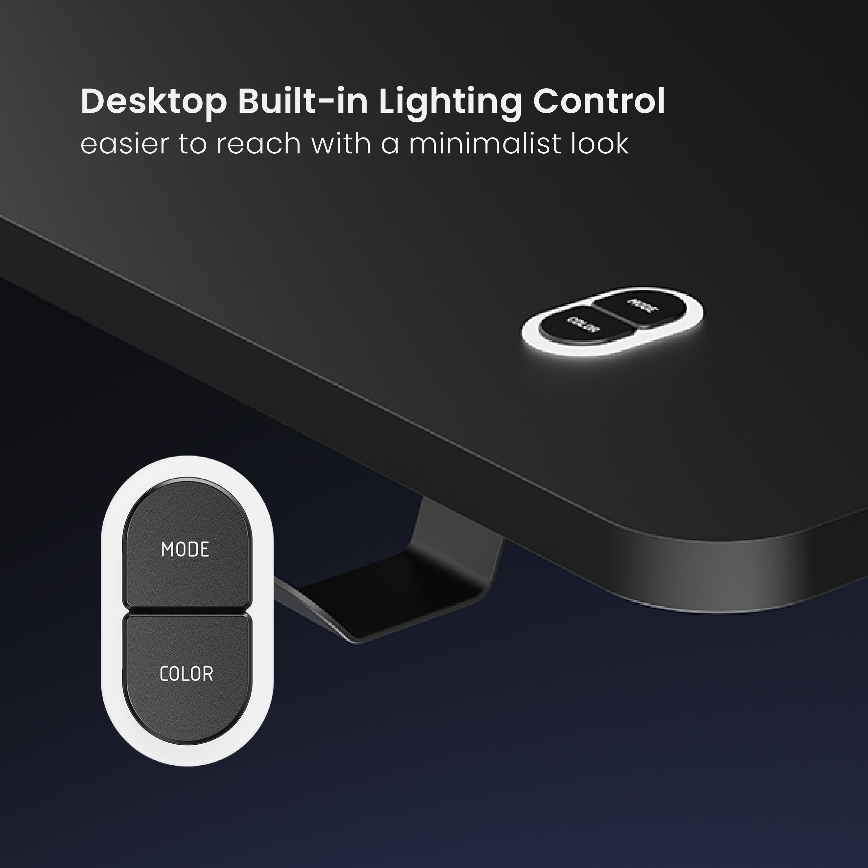 Infinity Mirror Lighting Gaming Desk (Standard Surface) Supplier and ...