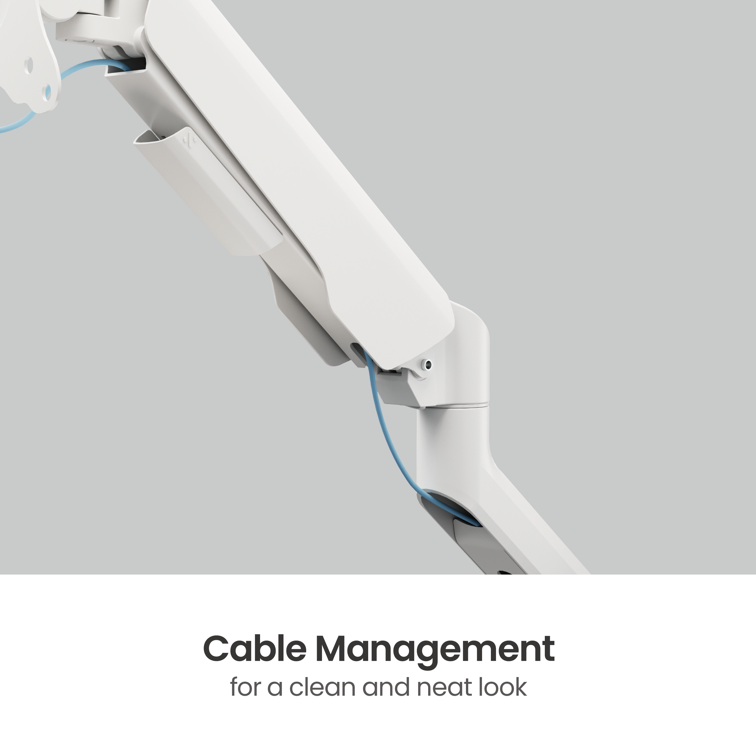 FlexPrecision Cost-Effective Mechanical Spring Dual Monitor Arm ...