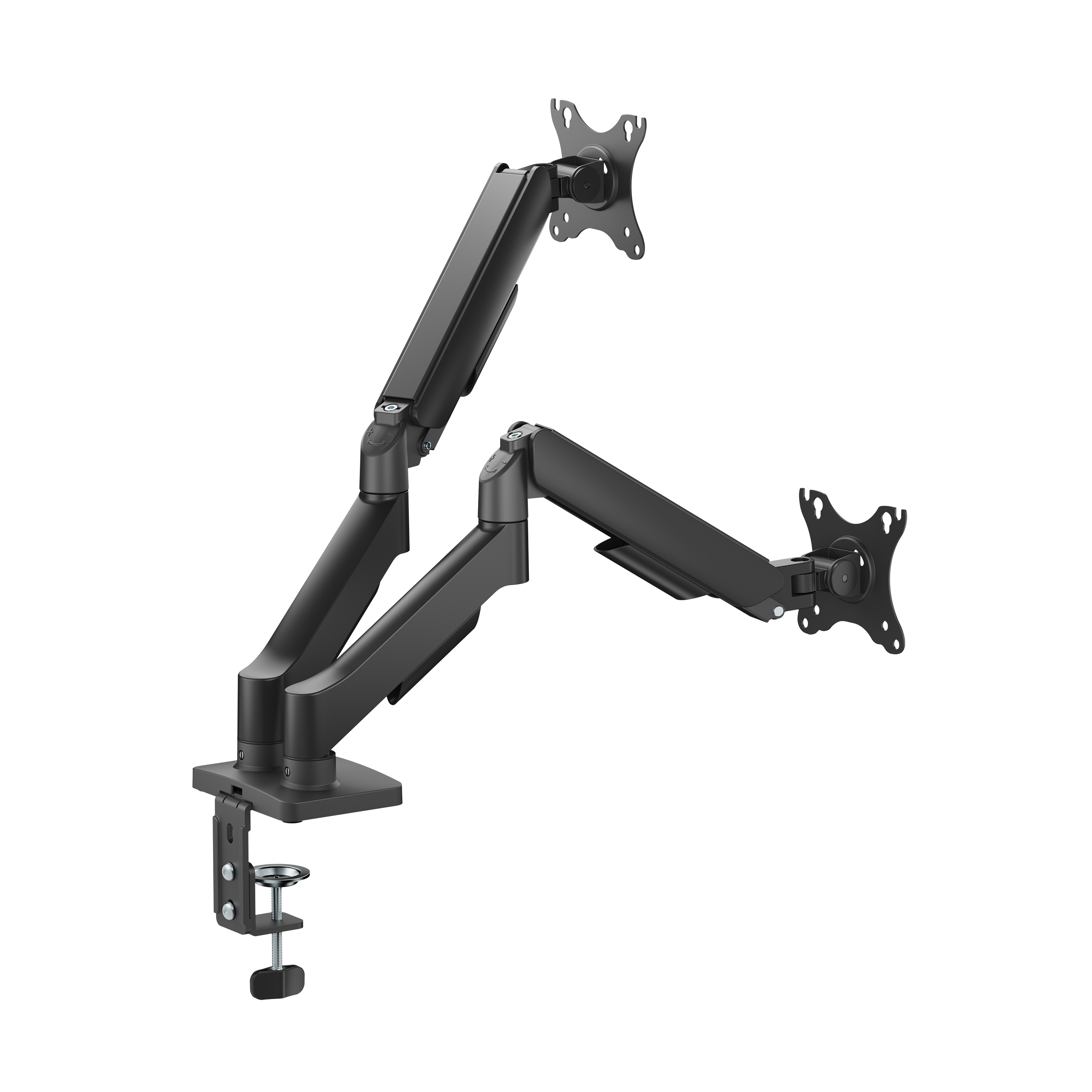 Super Economical Mechanical Spring Dual Monitor Arm with USB Ports ...