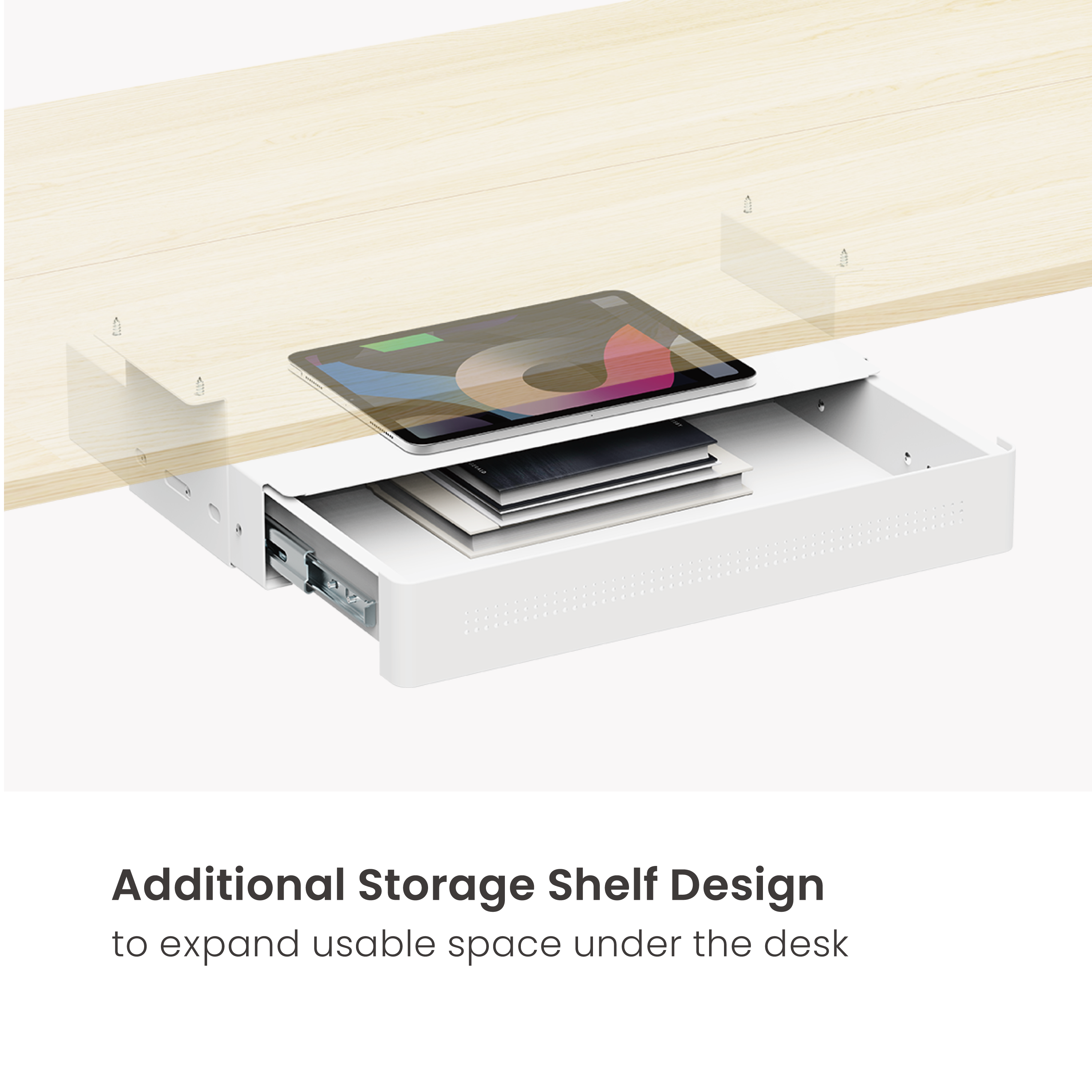 Under-Desk Storage Drawer with Shelf (Standard Size) Supplier and ...