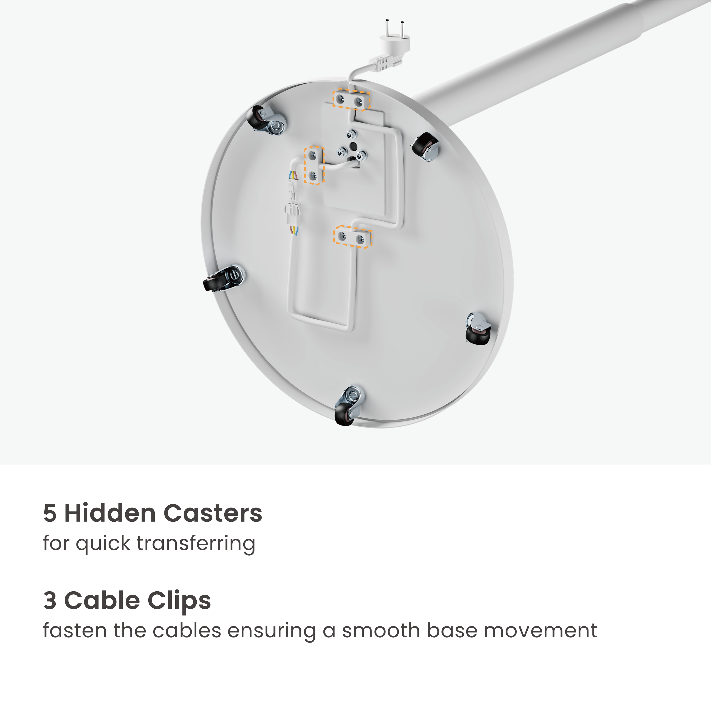 Height Adjustable Mobile Gas Spring Display Floor Stand Supplier and ...