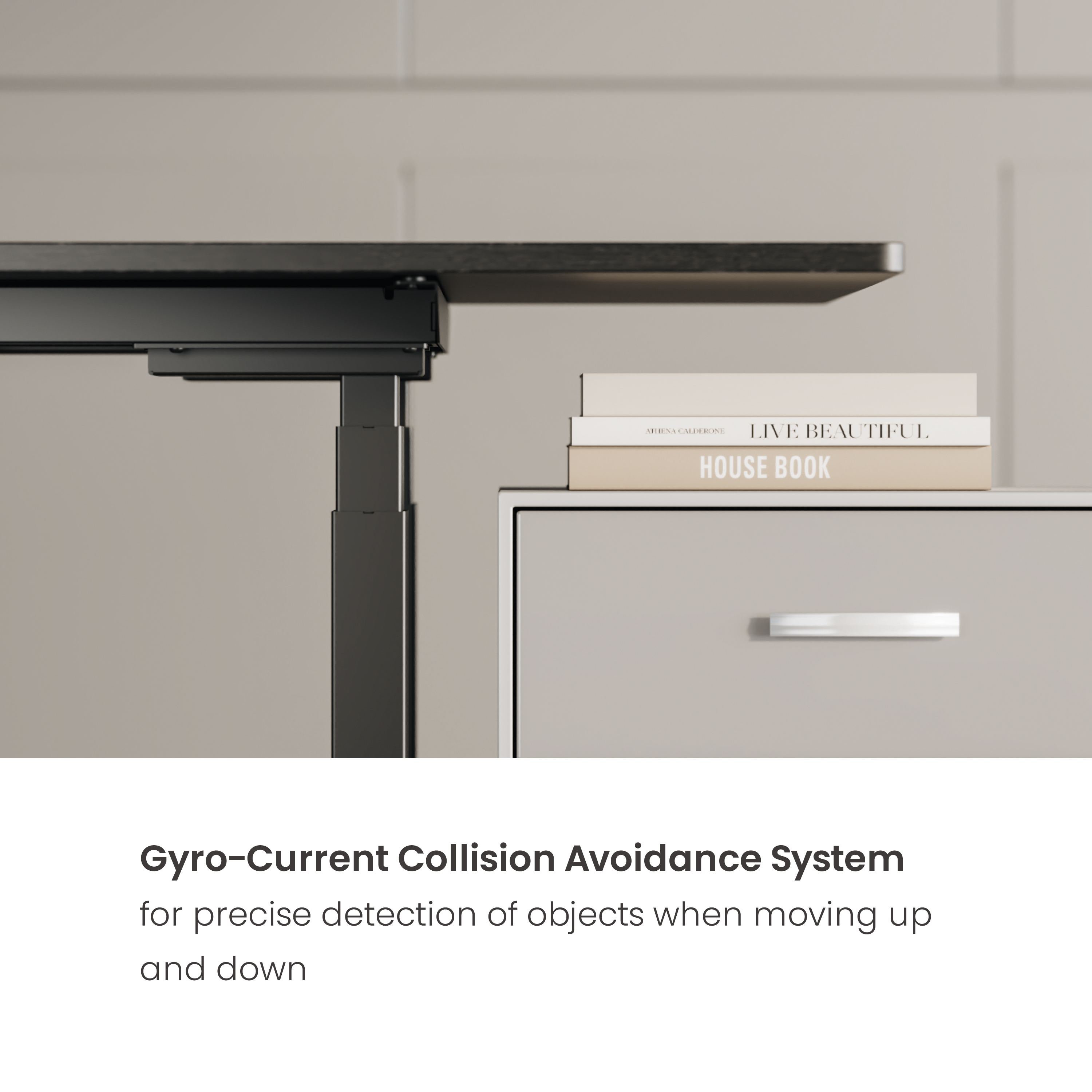 Heavy-Duty Four Leg Quad-Motor Sit-Stand Desk (Standard Column ...