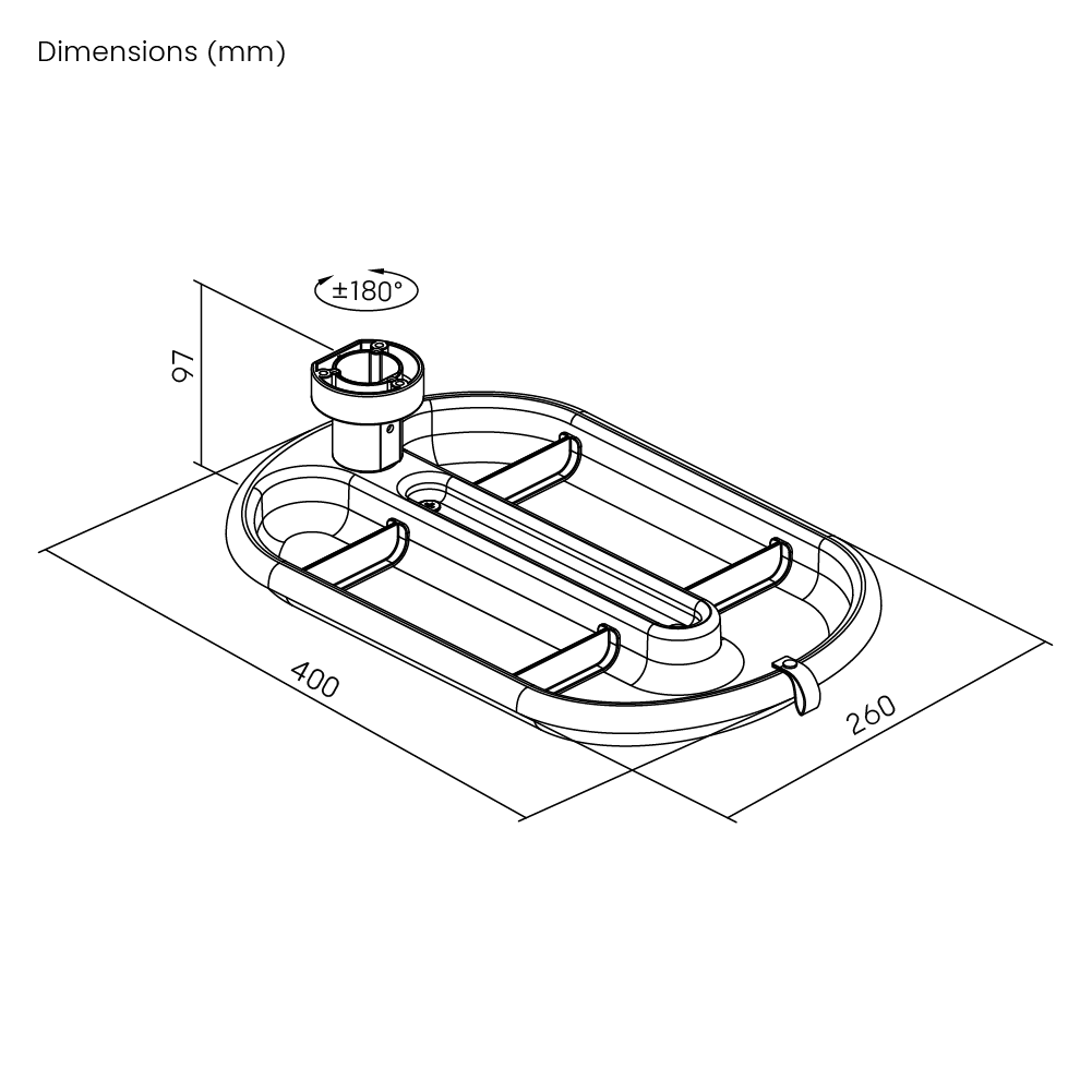 Under-Desk Felt Storage Tray with 360° Swivel Supplier and Manufacturer ...