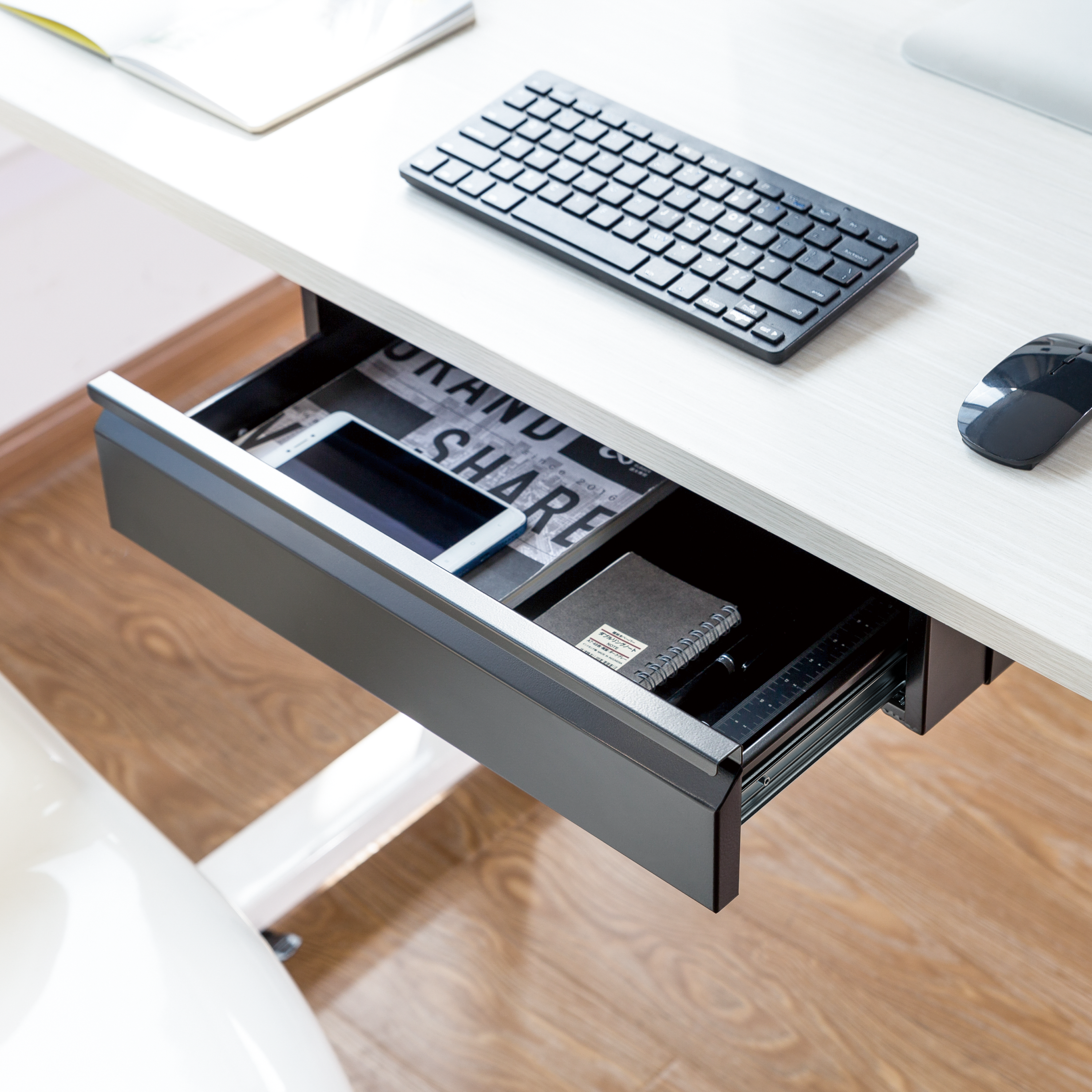 Space Saving Under Desk Slim Drawer Supplier and Manufacturer LUMI