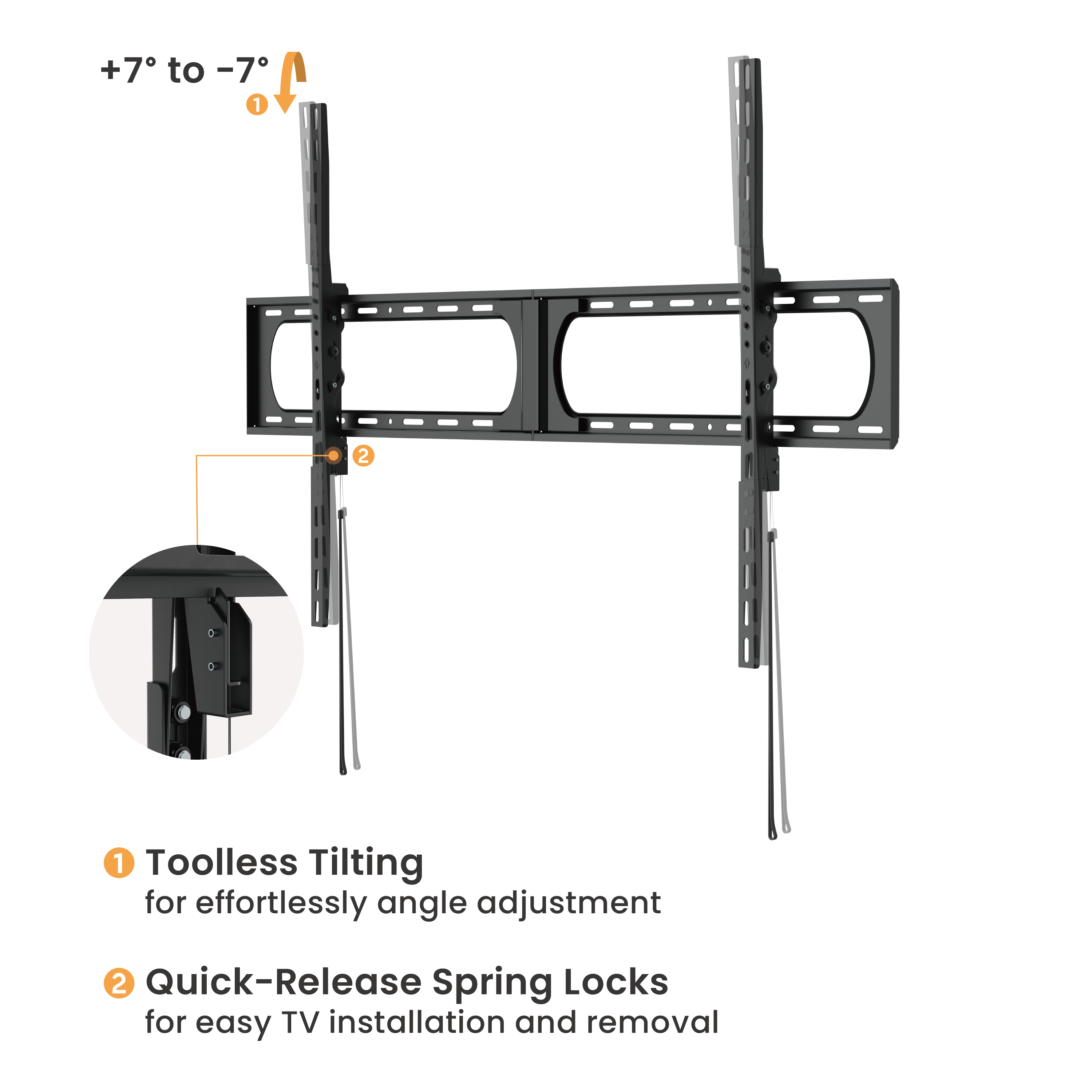 Massive Super Heavy-Duty Tilt TV Wall Mount Supplier and Manufacturer- LUMI