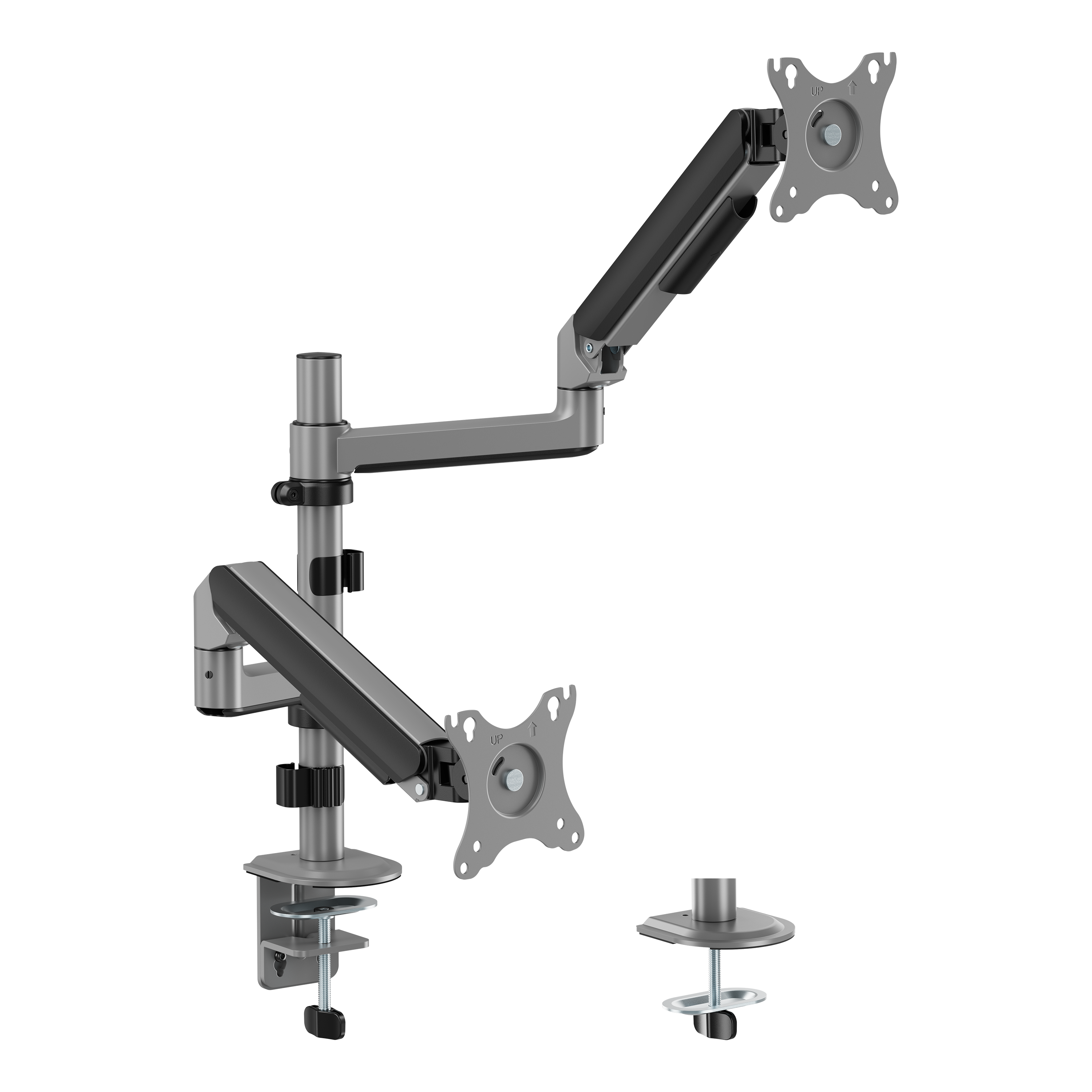 Counterbalance Pole-Mounted Gas Spring Dual Monitor Arm Supplier and ...