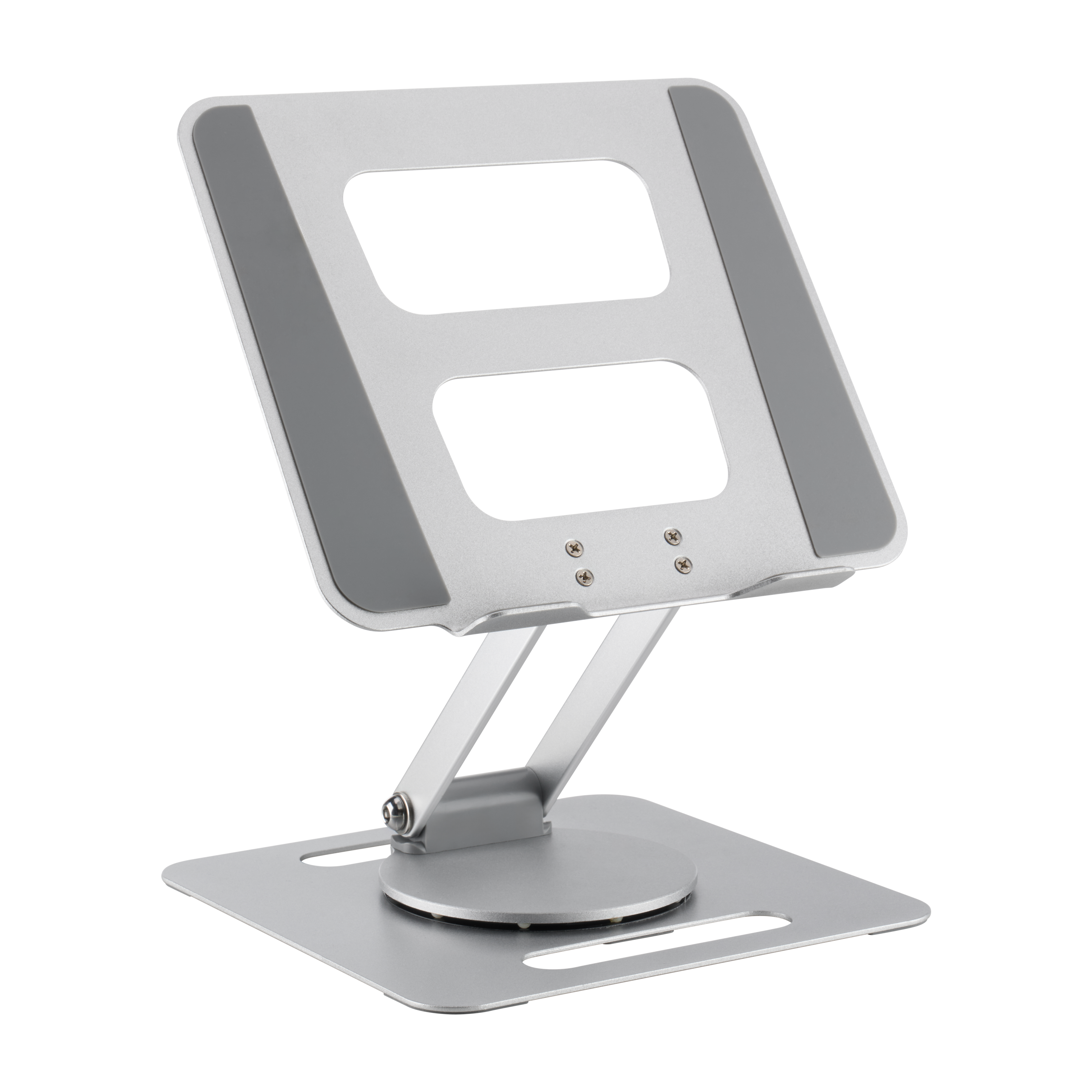 Foldable Stepless Adjustable Laptop Riser with 360° Rotating Design ...