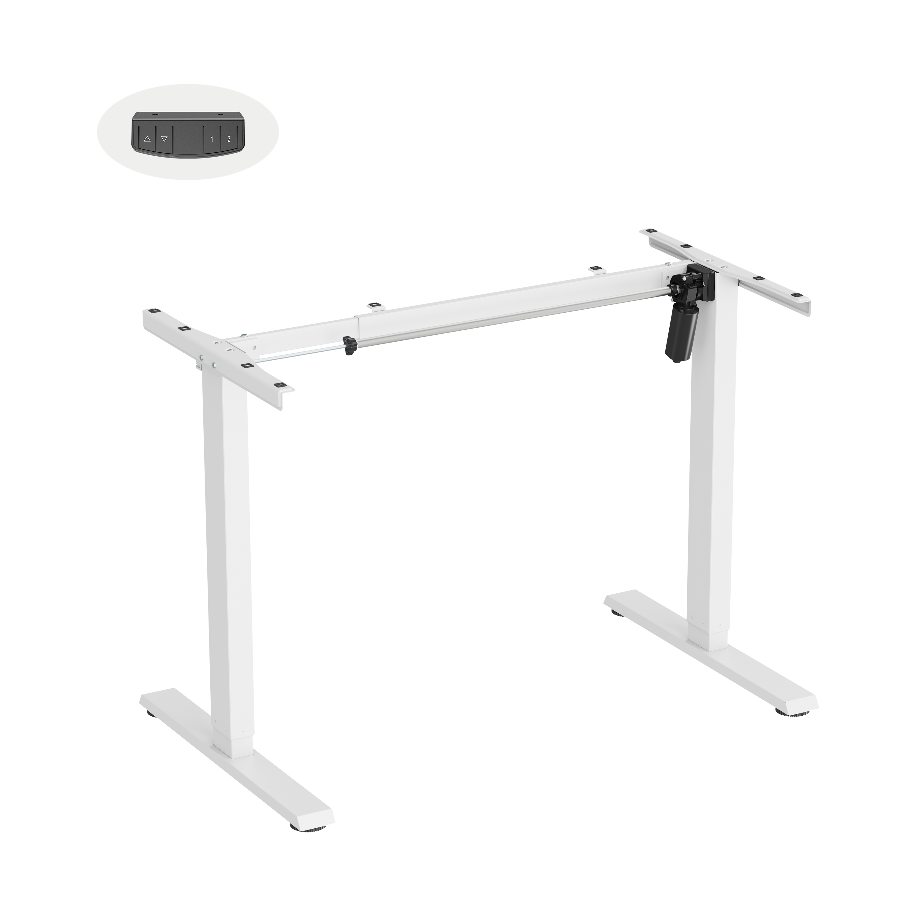 Cost-Effective Single-Motor Reversed Column Sit-Stand Desk (Frame Only ...