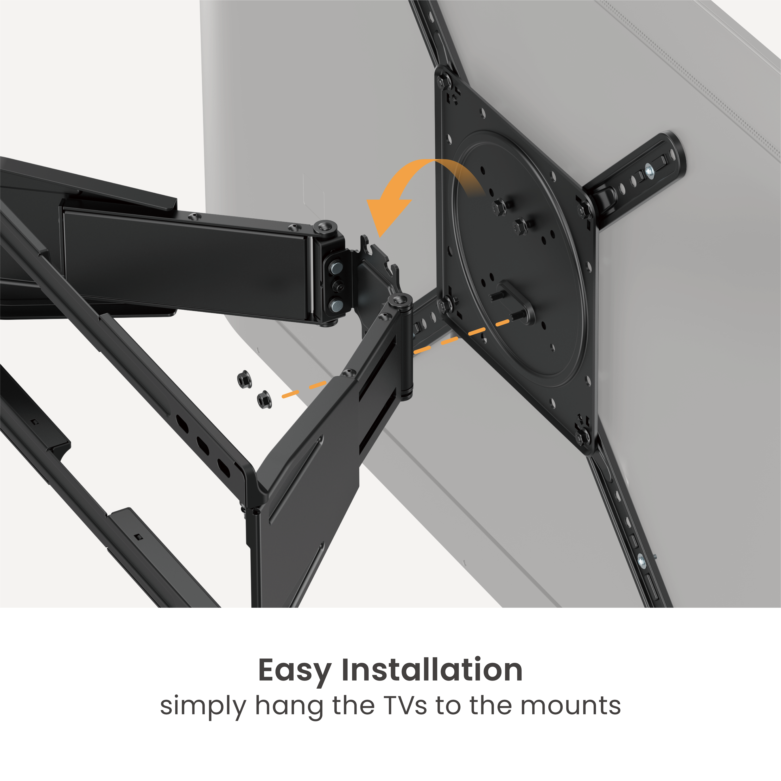 Ultra-Slim Full-Motion TV Wall Mount Supplier and Manufacturer- LUMI